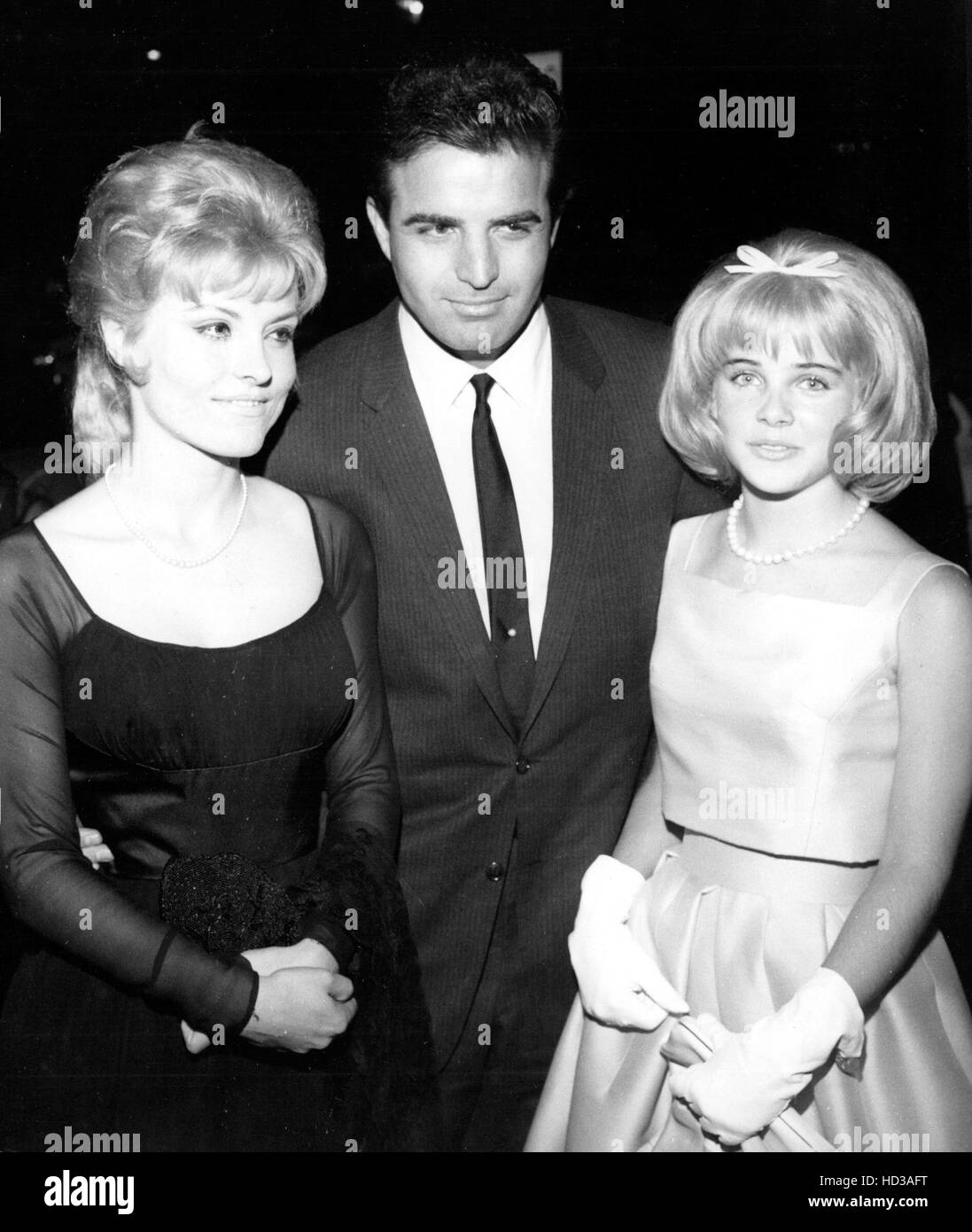 Vince Edwards attends a party with his girlfriend Shari Nelson and Sue ...