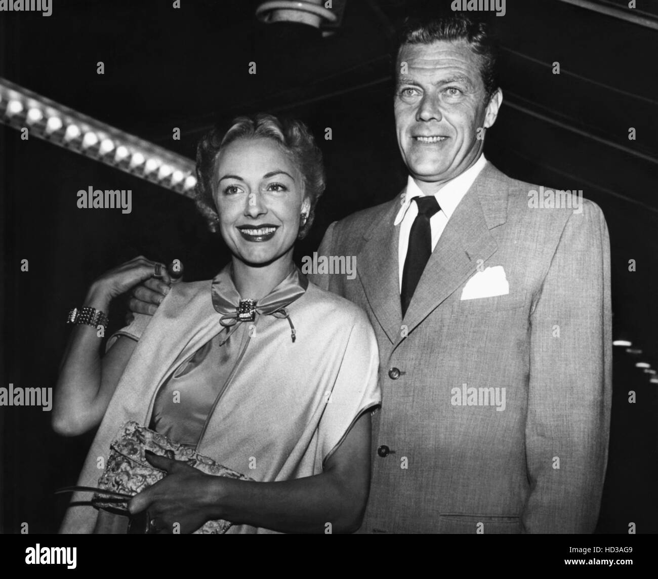 Virginia Field, left, and her soon-to-be third husband, actor Willard ...