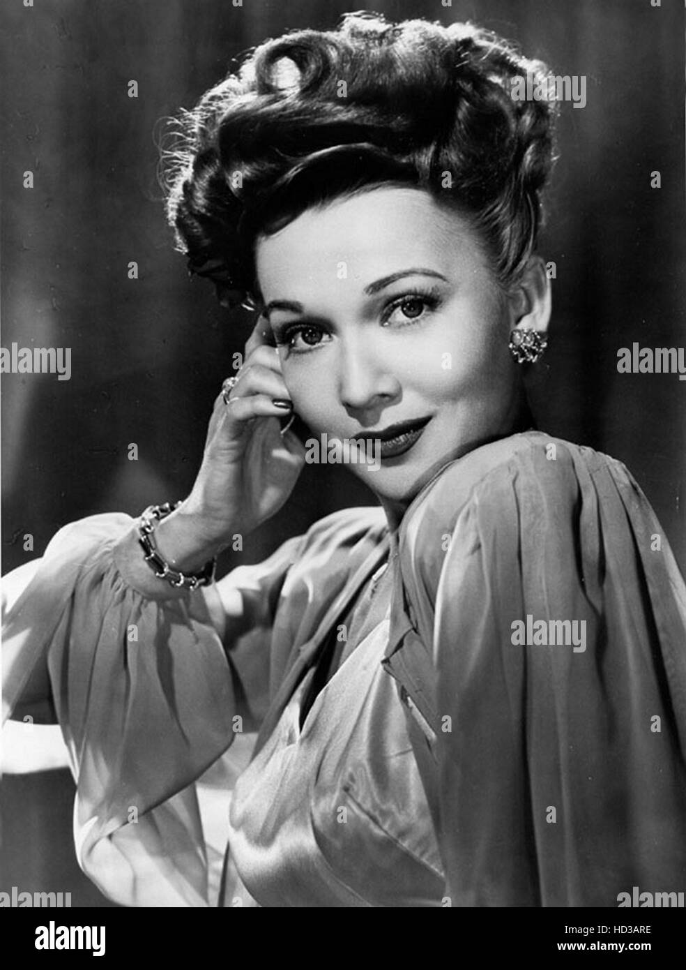 Carole Landis, 1940s Stock Photo - Alamy