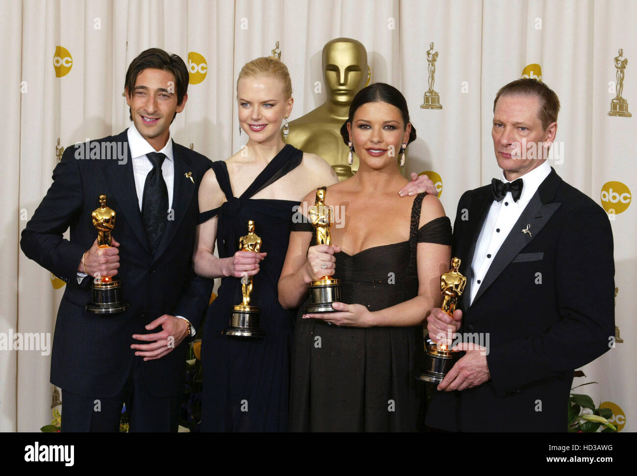 Adrien Brody, Nicole Kidman, Catherine Zeta-Jones, Chris Cooper at the ...