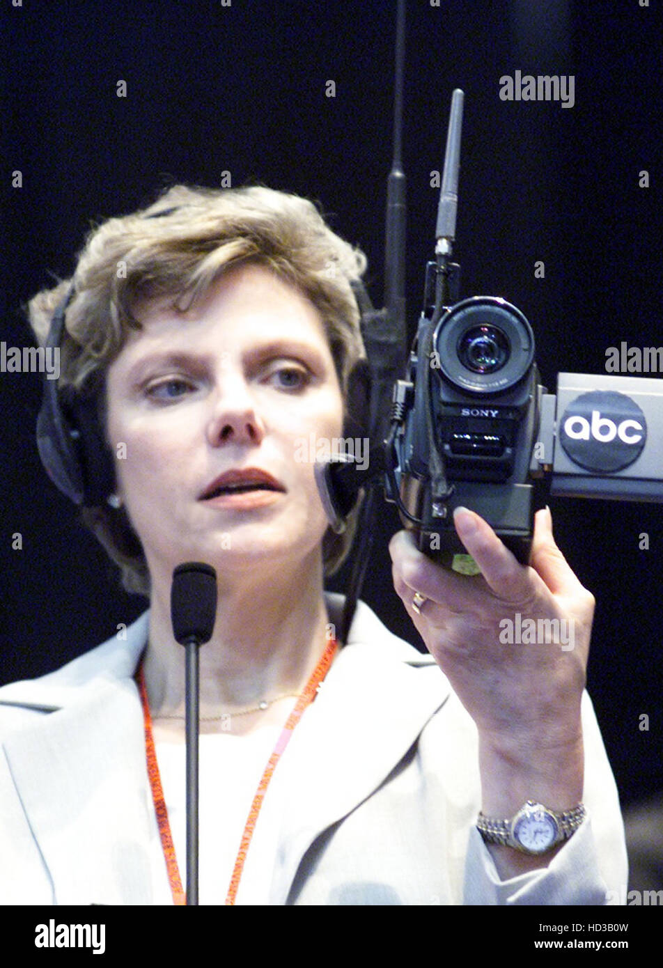 COKIE ROBERTS with the Digicam at the Republican National Convention in ...