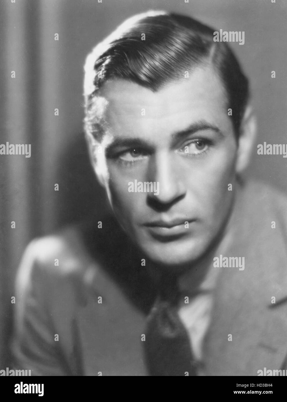 Gary Cooper, Paramount portrait, circa 1934 Stock Photo - Alamy