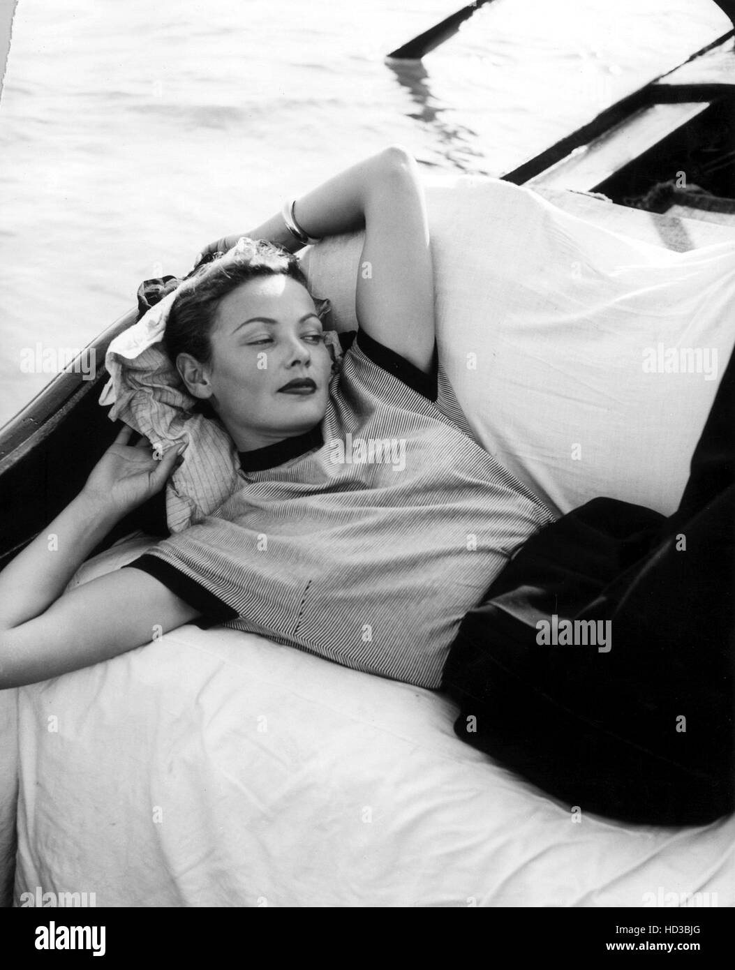 Gene Tierney in Venice, Italy, circa 1944 Stock Photo - Alamy
