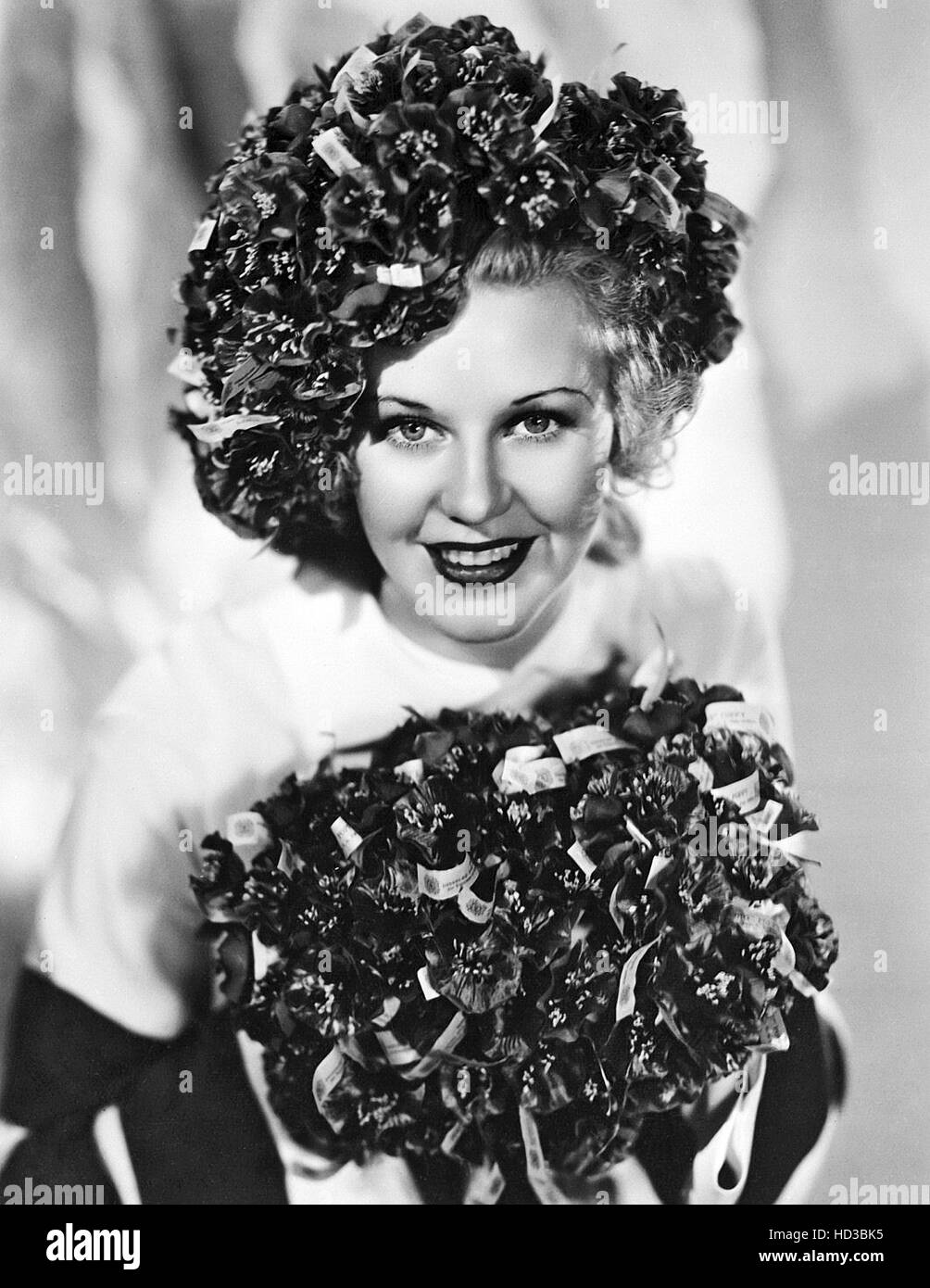 Ginger Rogers as the 1935 Buddy Poppy Girl. The poppies, made by ...
