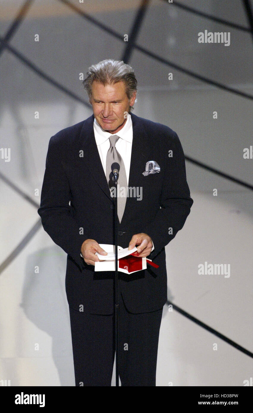 Harrison Ford at the 75th Academy Awards, LA, CA, 3/23/2003. ABC ...