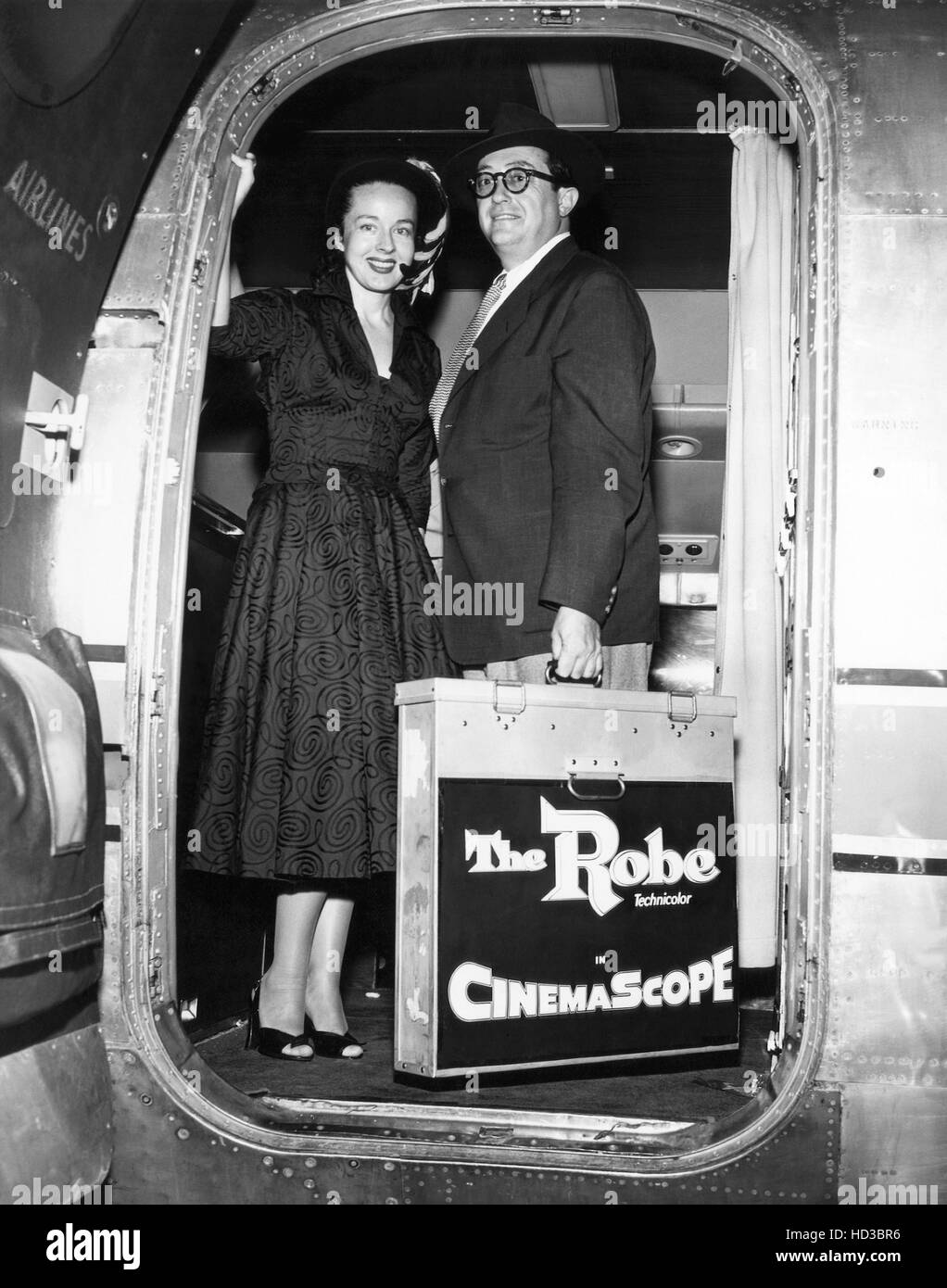 From left: Actress Peggy Moran and her husband, director Henry Koster ...