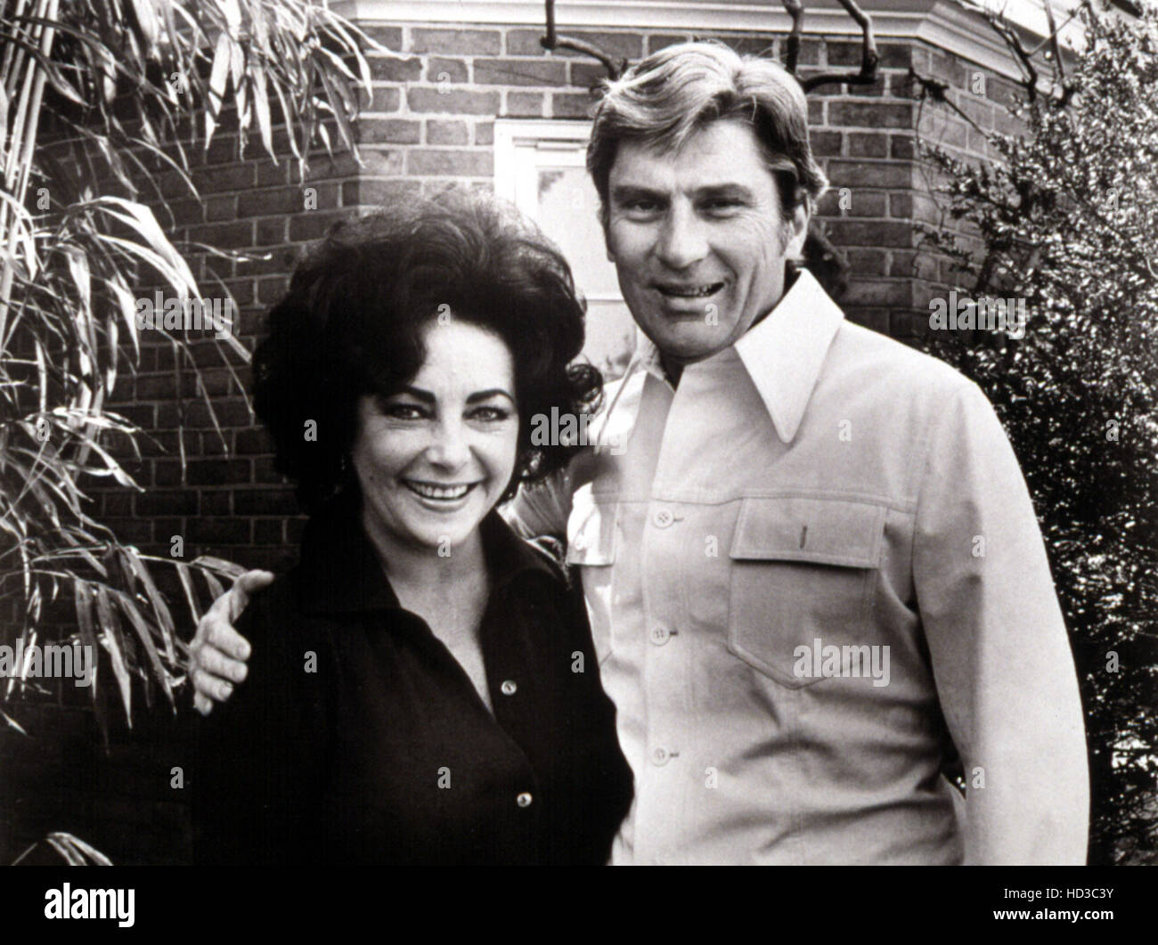 Elizabeth Taylor, Senator John Warner in the 1970s Stock Photo - Alamy
