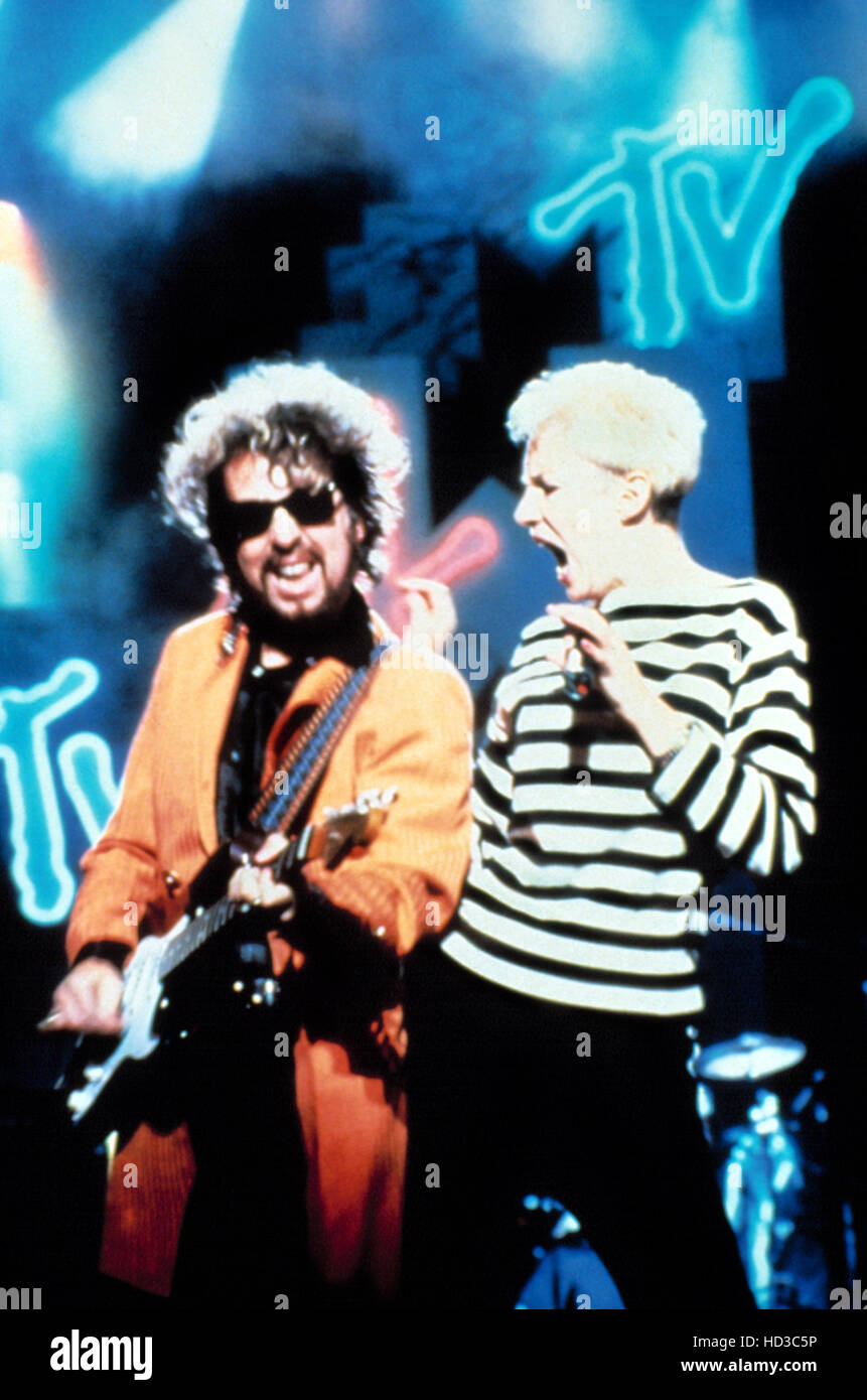Eurythmics, (Dave Stewart, Annie Lennox), on the 2ND ANNUAL MTV VIDEO ...
