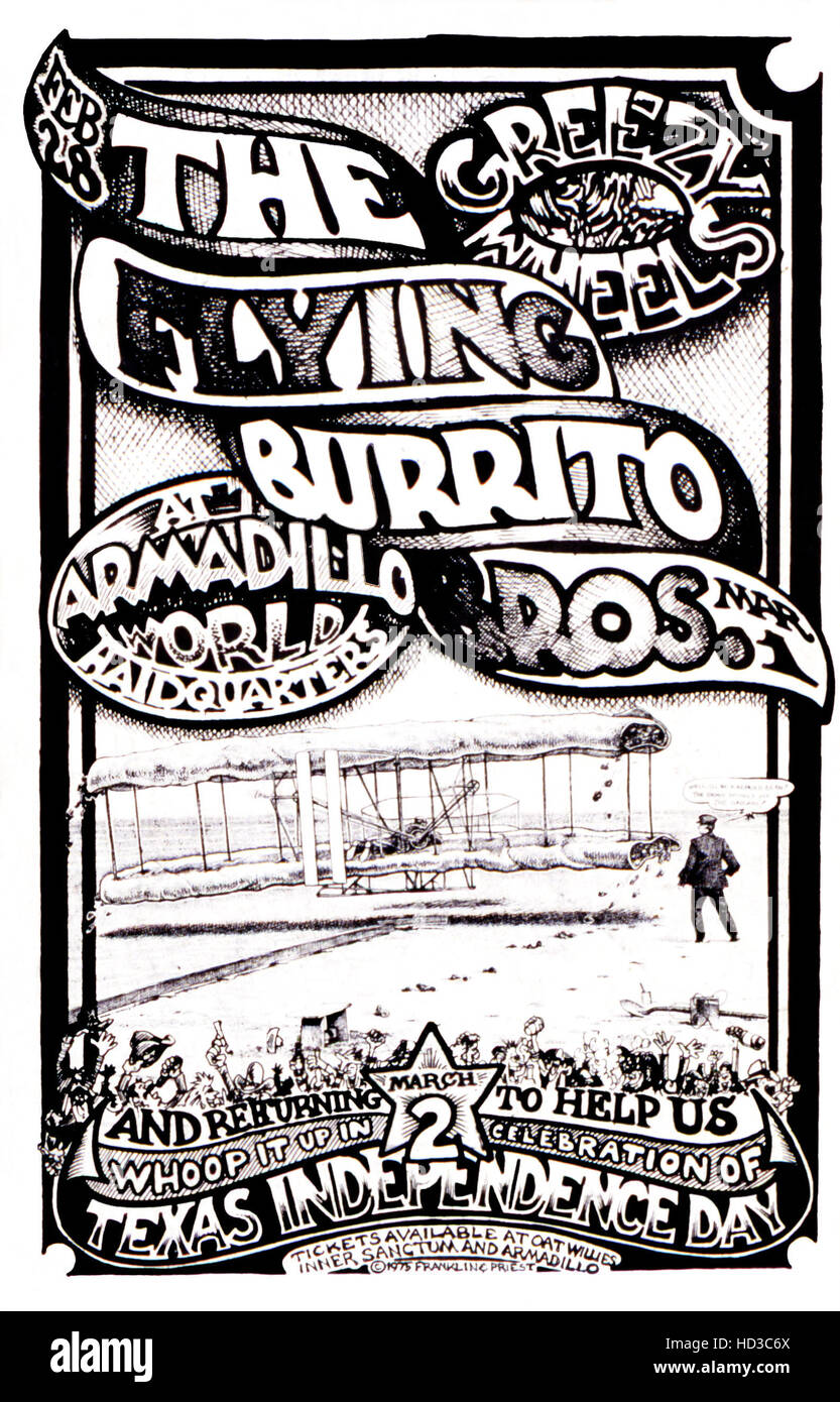 THE FLYING BURRITO BROTHERS, Poster Art Stock Photo - Alamy