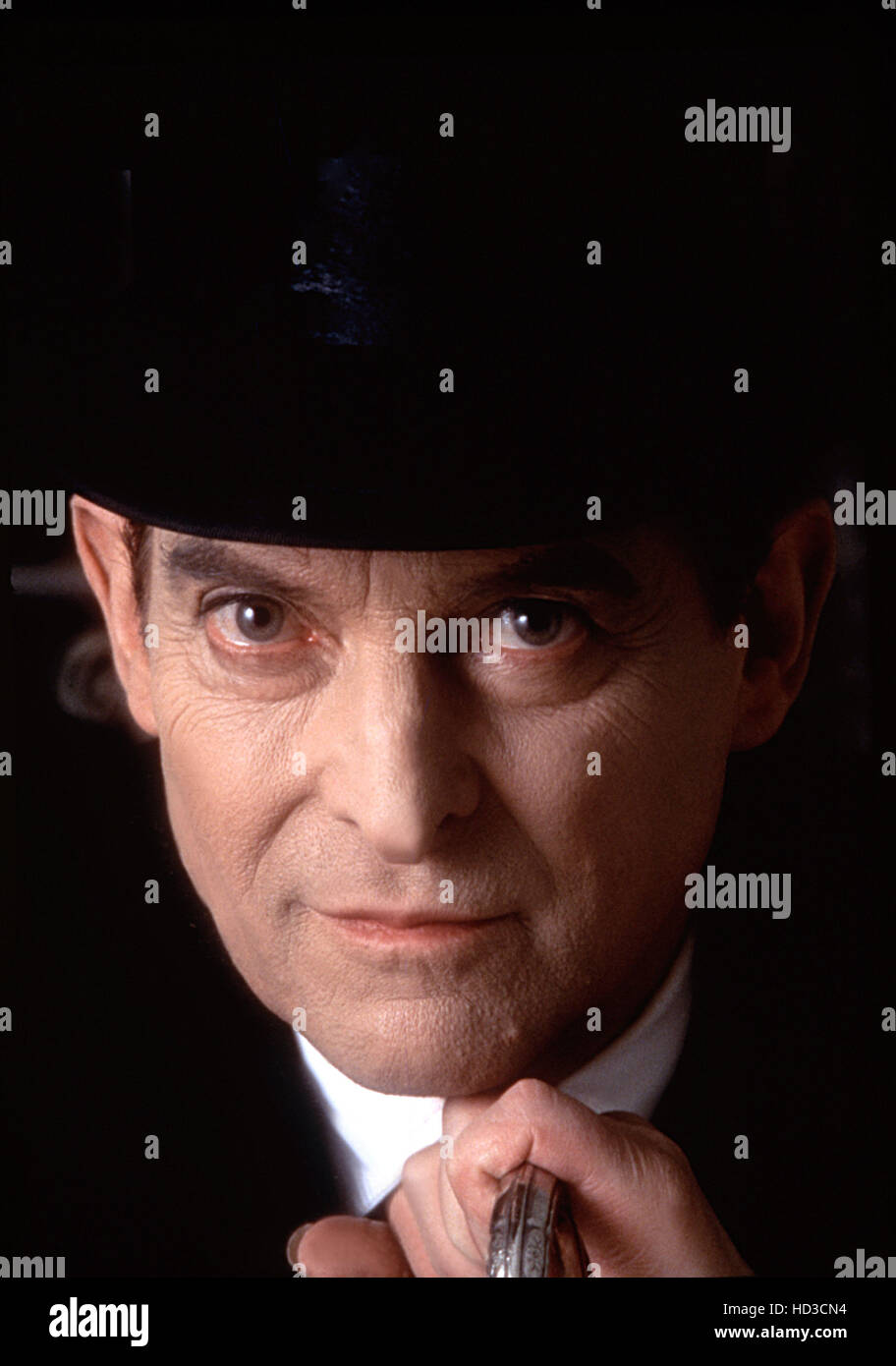 Jeremy Brett as Sherlock Holmes, ca. 1980s Stock Photo - Alamy