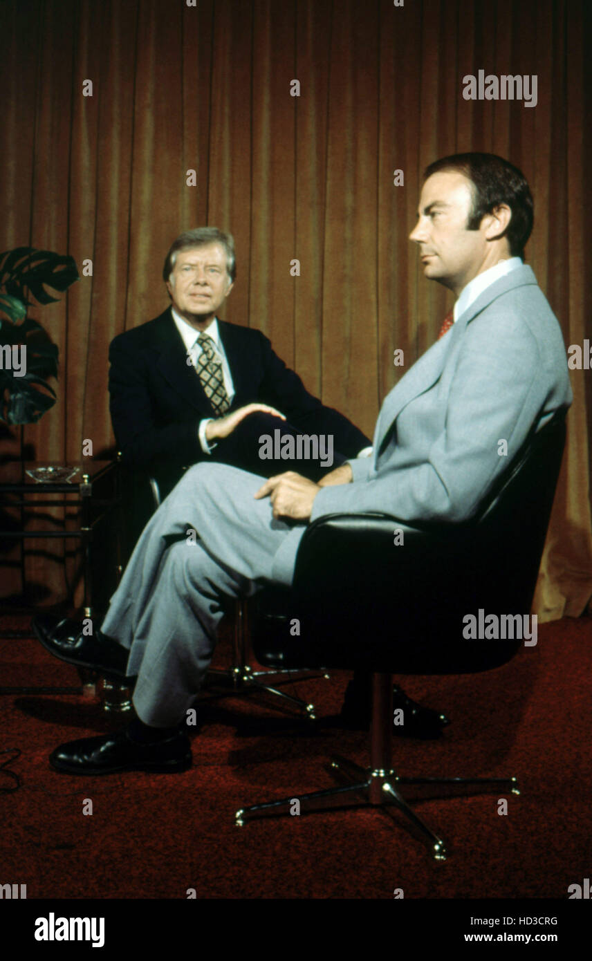 Jimmy Carter, Sam Donaldson, ca. 1976 Stock Photo - Alamy
