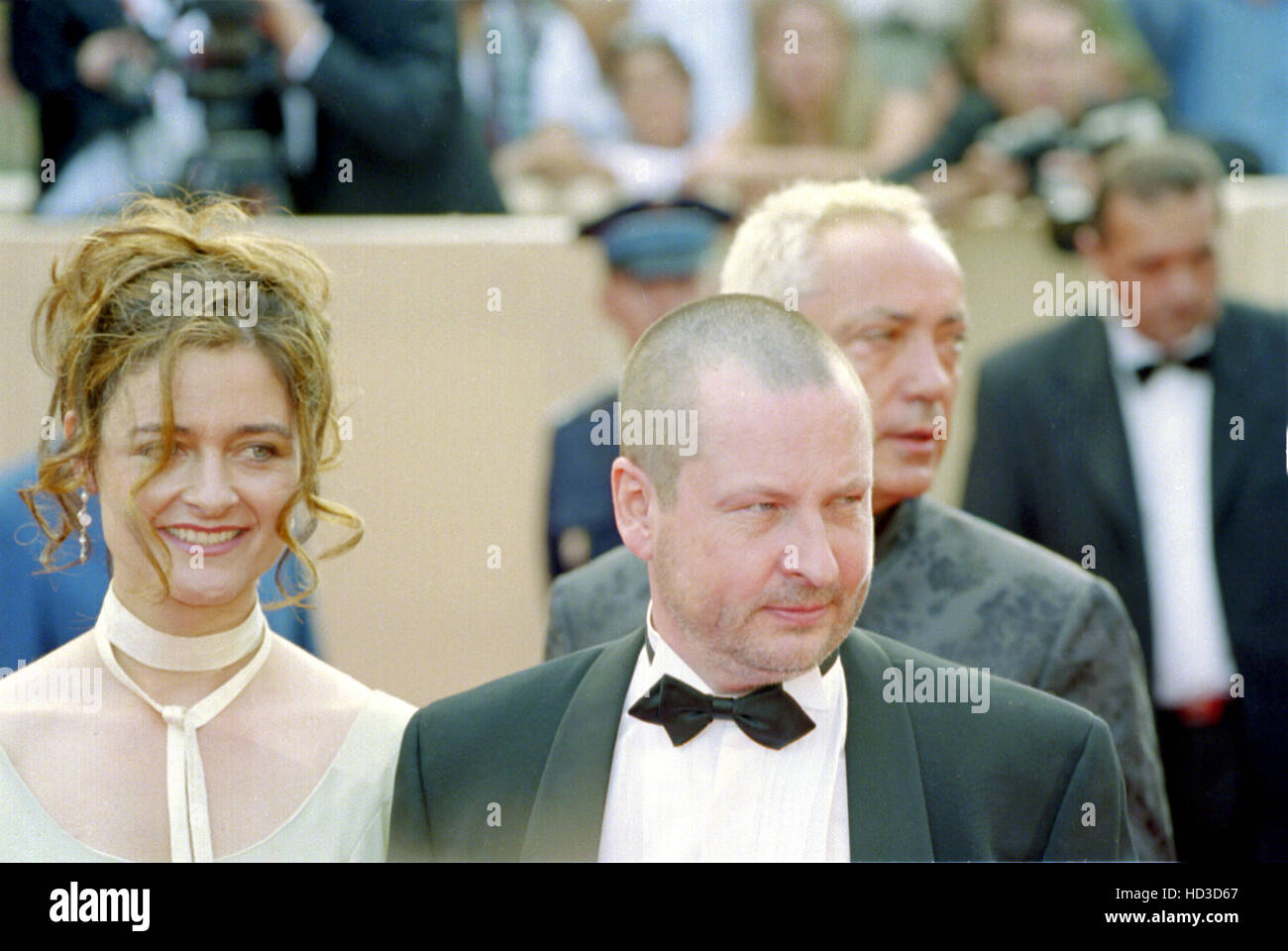 Lars Von Trier (Udo Kier in the background)at the Cannes Film Festival ...