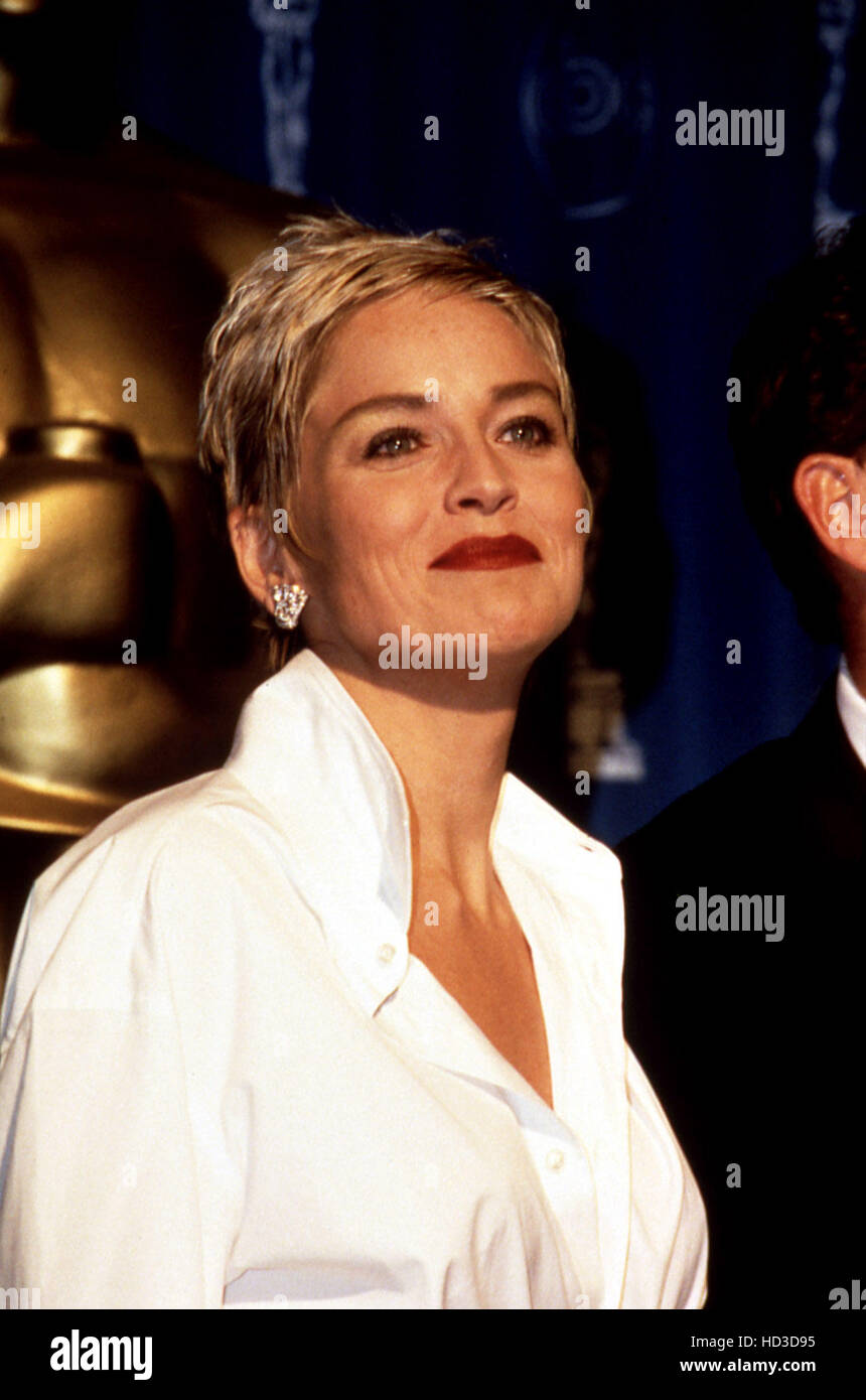 SHARON STONE at the 1998 Academy Awards - photo by Robert Hepler Stock ...