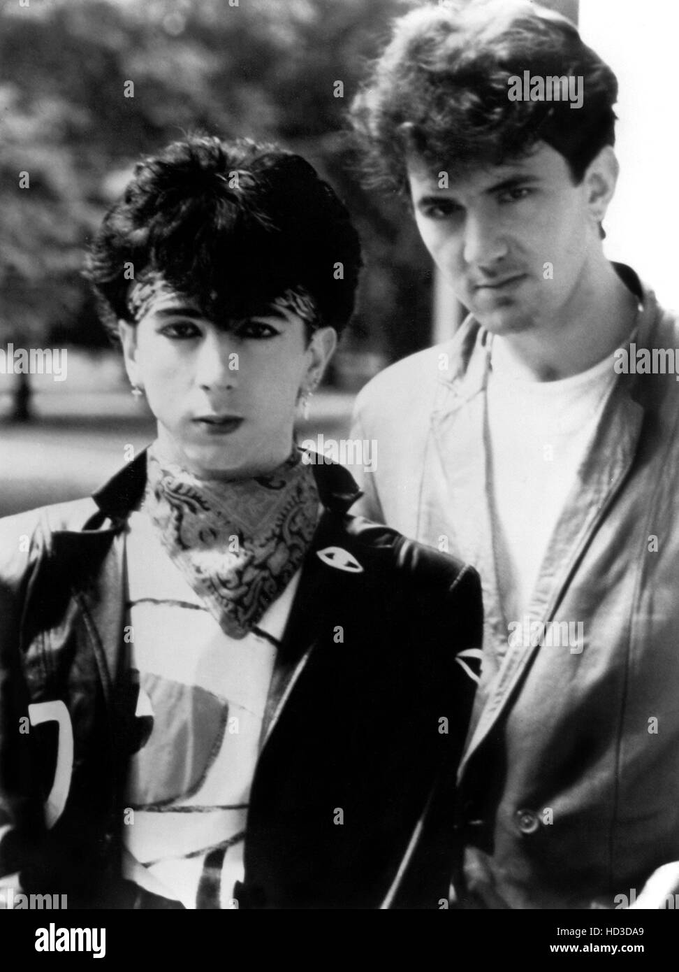 Soft Cell, from left: Marc Almond, Dave Ball, early 1980s Stock Photo ...