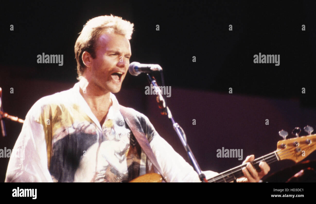 Sting musician 1980s hi-res stock photography and images - Alamy