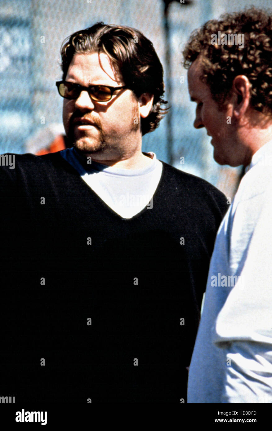 TED DEMME, directing Colm Meaney on the set of "Snitch," 1998 Stock ...