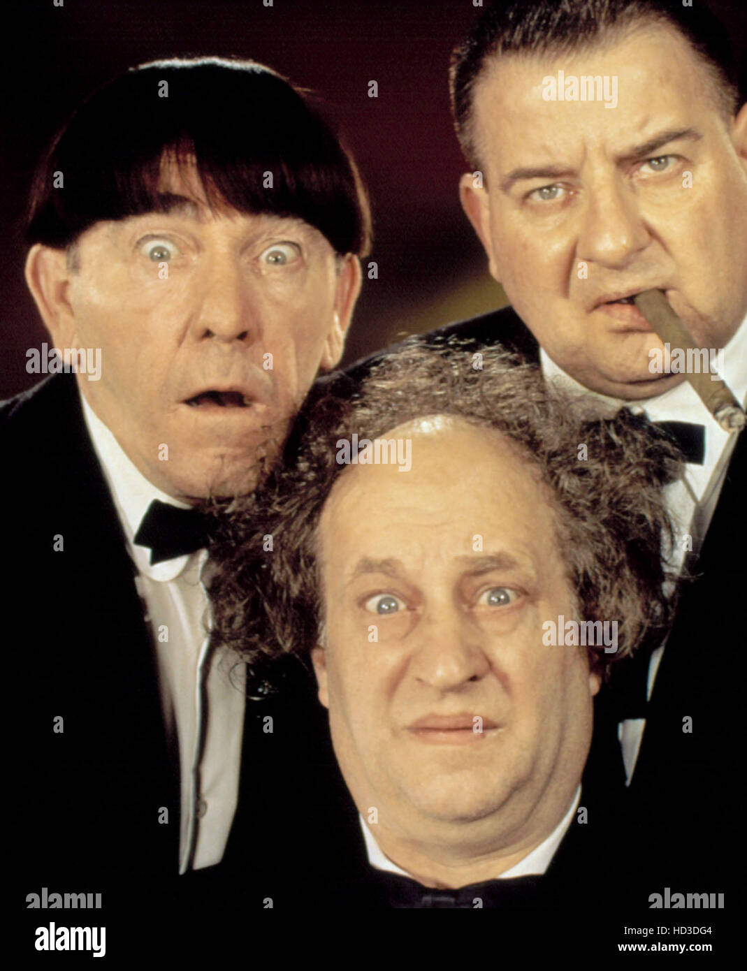 THE THREE STOOGES (Moe Howard, Larry Fine, 'Curly' Joe DeRita), ca ...