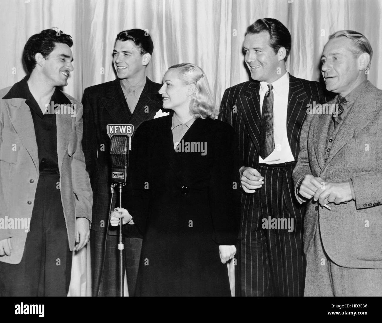 ENCORE THEATER OF THE AIR, from left, director Owen Crump, hosts Ronald ...