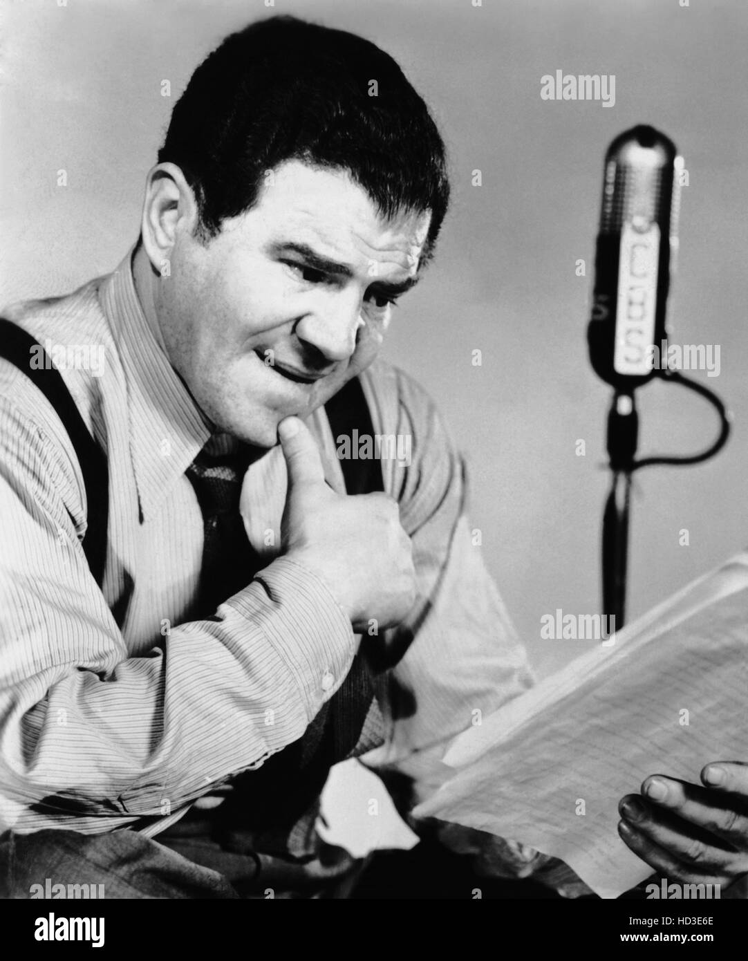 THE LIFE OF RILEY, Lionel Stander, C.B.S. radio, 1941 Stock Photo - Alamy