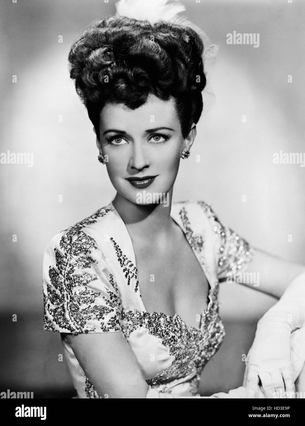 STAR THEATER, singer Jane Froman, C.B.S. radio, 1945 Stock Photo - Alamy