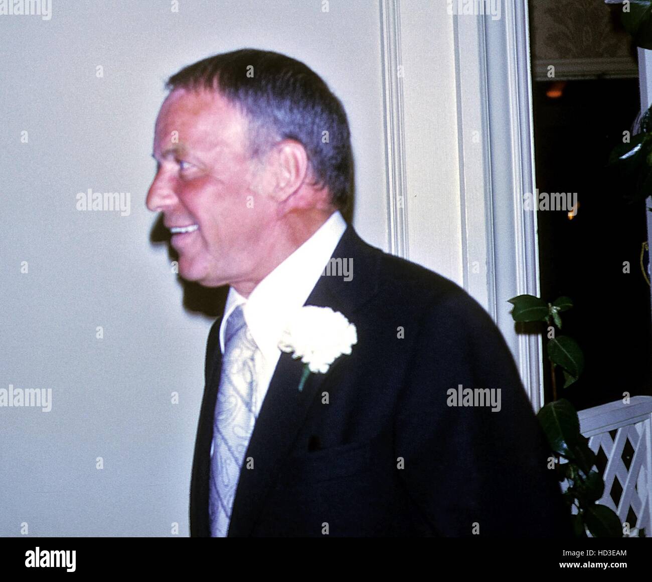 Frank Sinatra at Dean Martin's wedding, April 25, 1973. (IMG 381) Photo ...