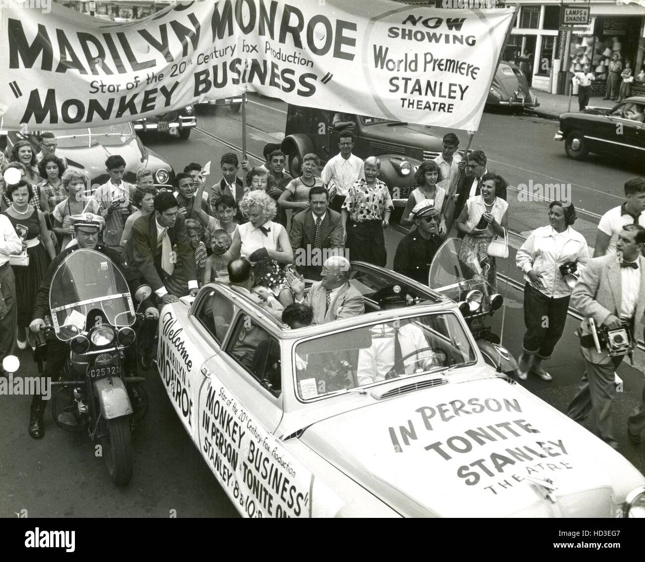 Marilyn Monroe, promoting MONKEY BUSINESS in Atlantic City, September ...