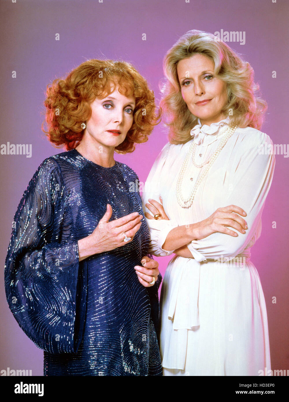 CAPITOL, Carolyn Jones, Constance Towers, (Season 1), 1982-87 Stock ...