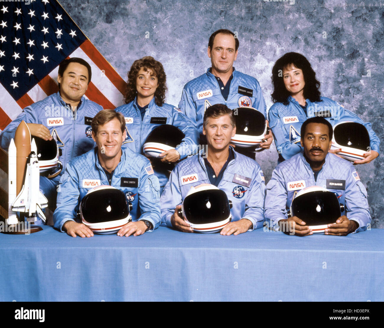 CHALLENGER, (back, l to r): Keone Young, Karen Allen, Richard Jenkins ...