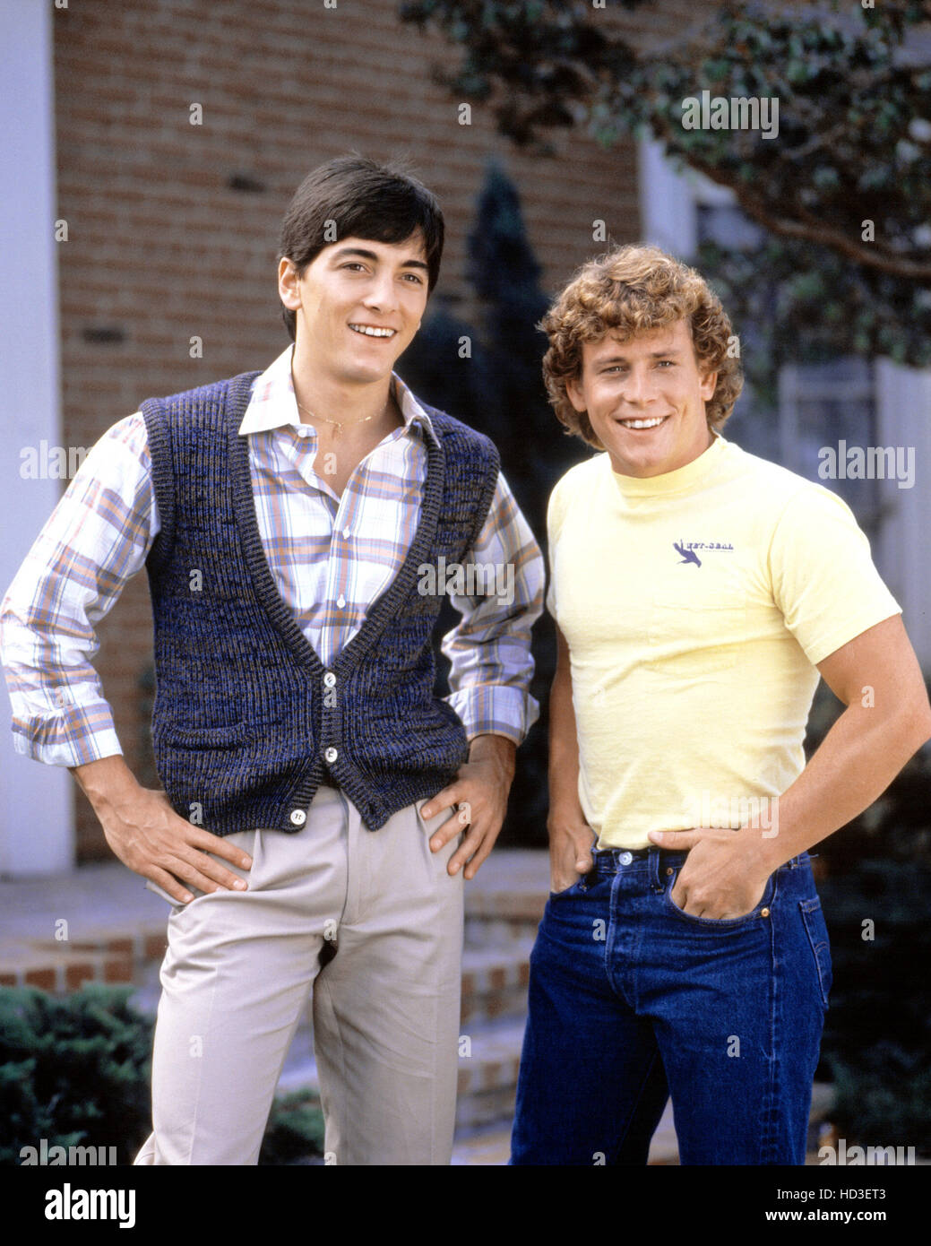 CHARLES IN CHARGE, Scott Baio, Willie Aames, 1984-90 Stock Photo - Alamy
