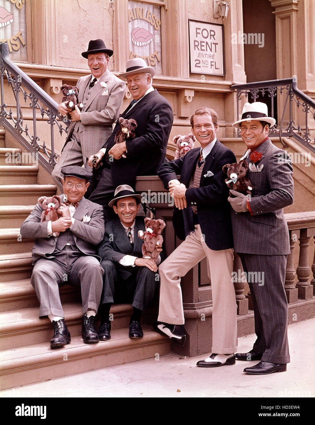 THE CHICAGO TEDDY BEARS, Huntz Hall, Marvin Kaplan, John Banner, Jamie ...