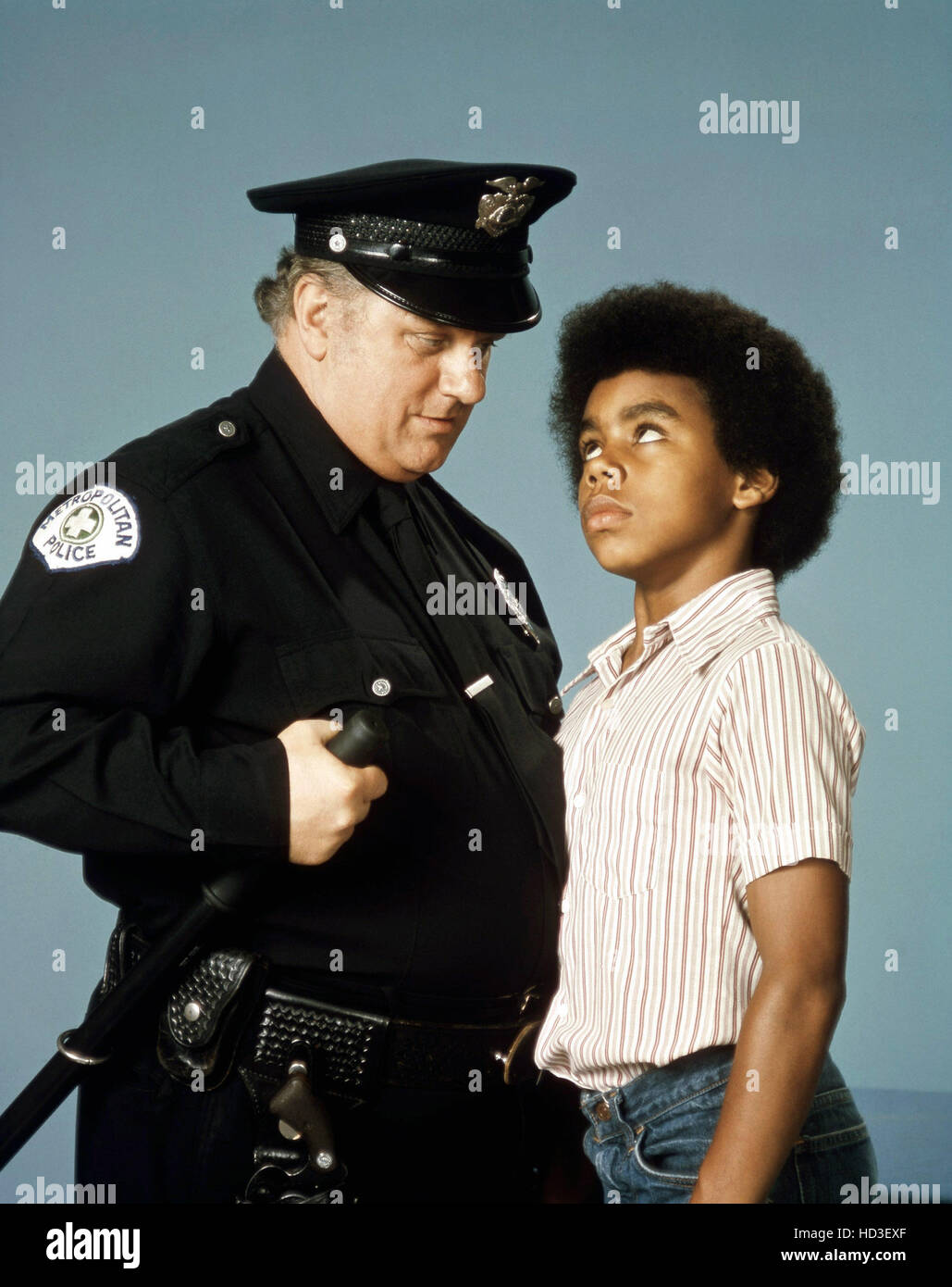 THE COP AND THE KID, from left: Charles Durning, Tierre Turner, 1975-76 ...