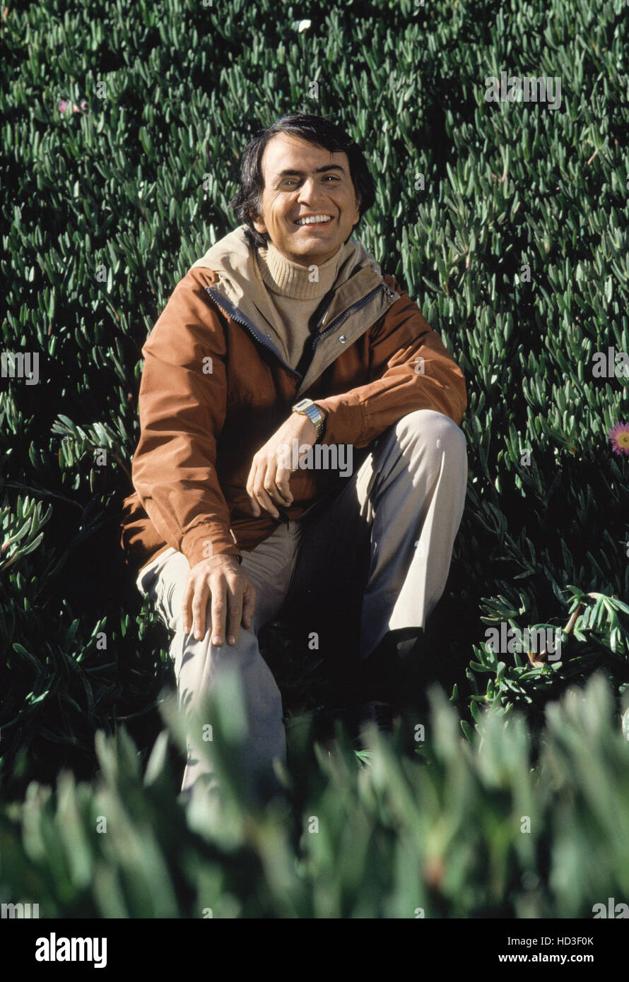 COSMOS, Host Carl Sagan, 1980 Stock Photo - Alamy