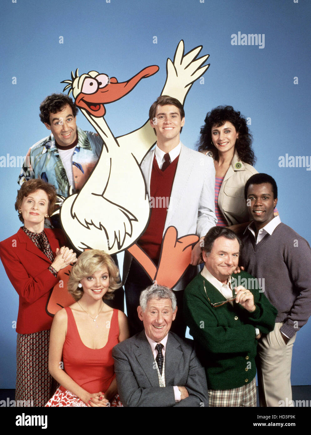 THE DUCK FACTORY, (clockwise from center): Jim Carrey, Nancy Lane ...