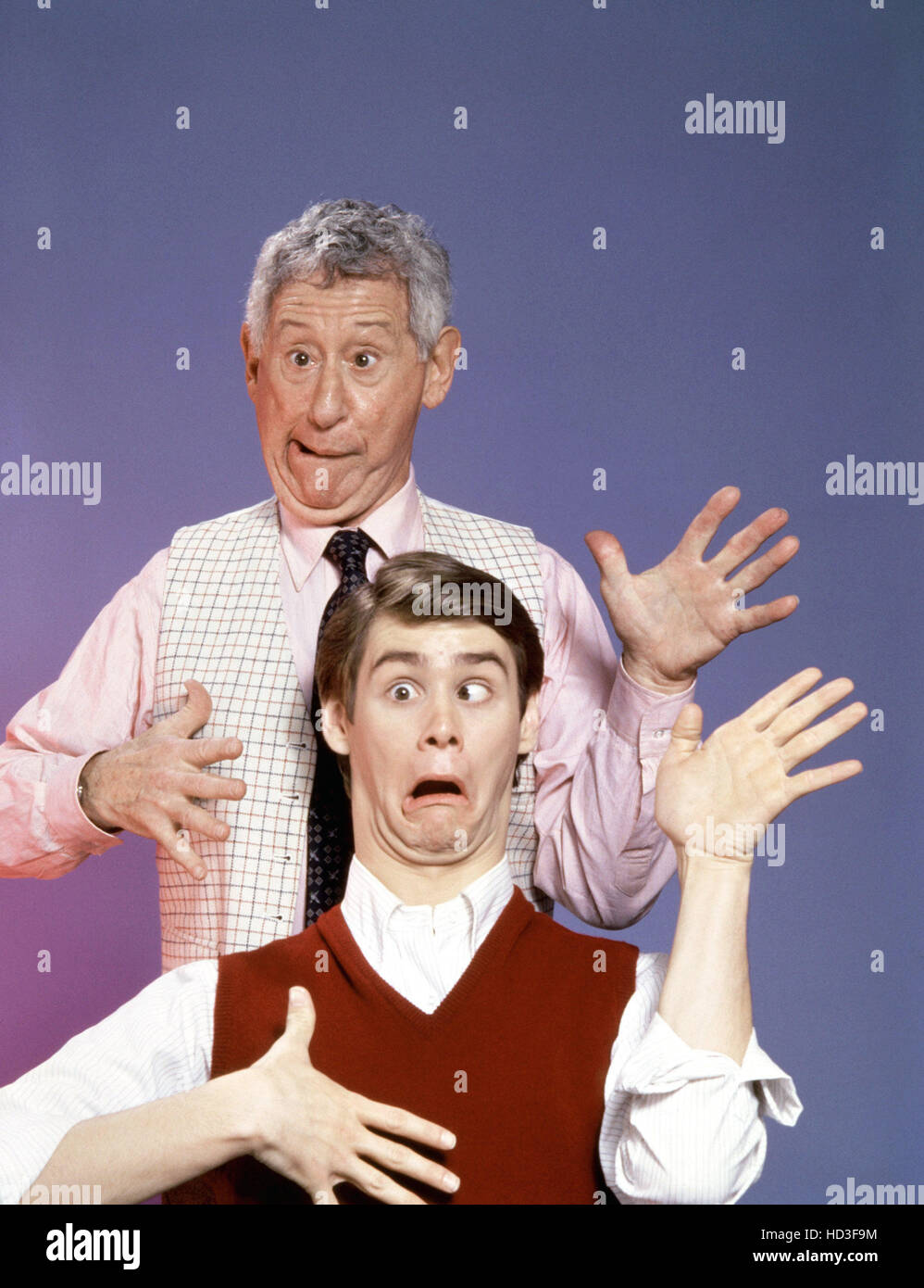 THE DUCK FACTORY, Jack Gilford, Jim Carrey, 1984 Stock Photo - Alamy