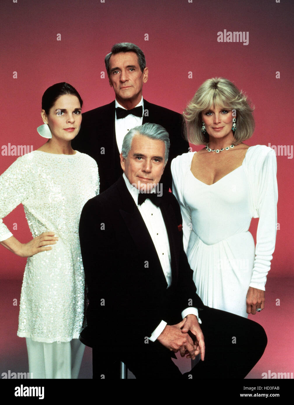 DYNASTY, Ali MacGraw, Rock Hudson, John Forsythe, Linda Evans, 1981 ...