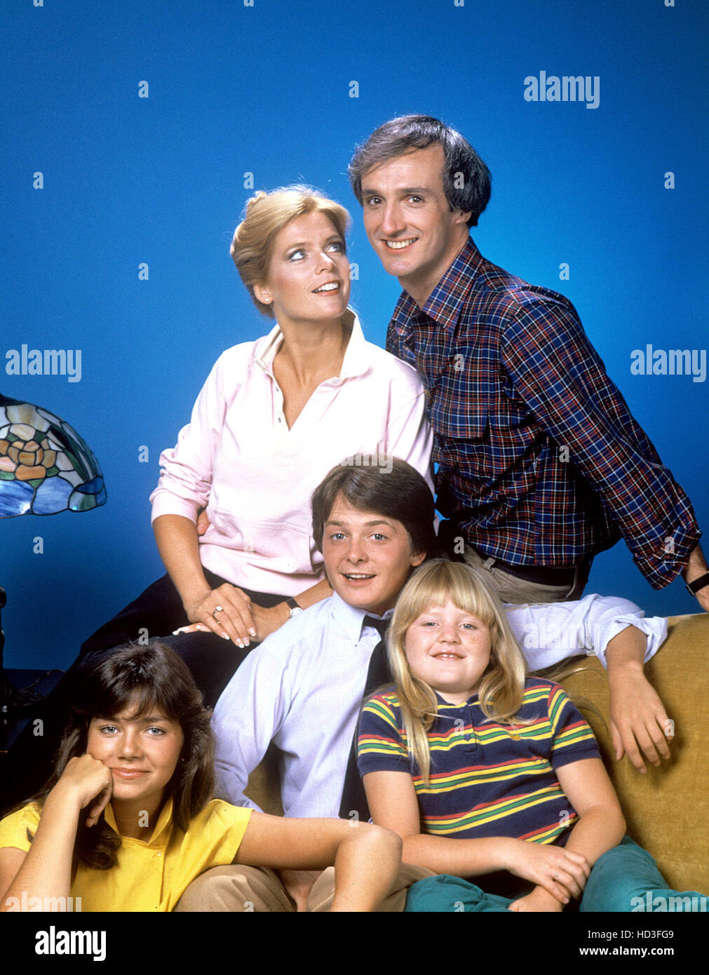 FAMILY TIES, Justine Bateman, Meredith Baxter Birney, Michael J. Fox ...