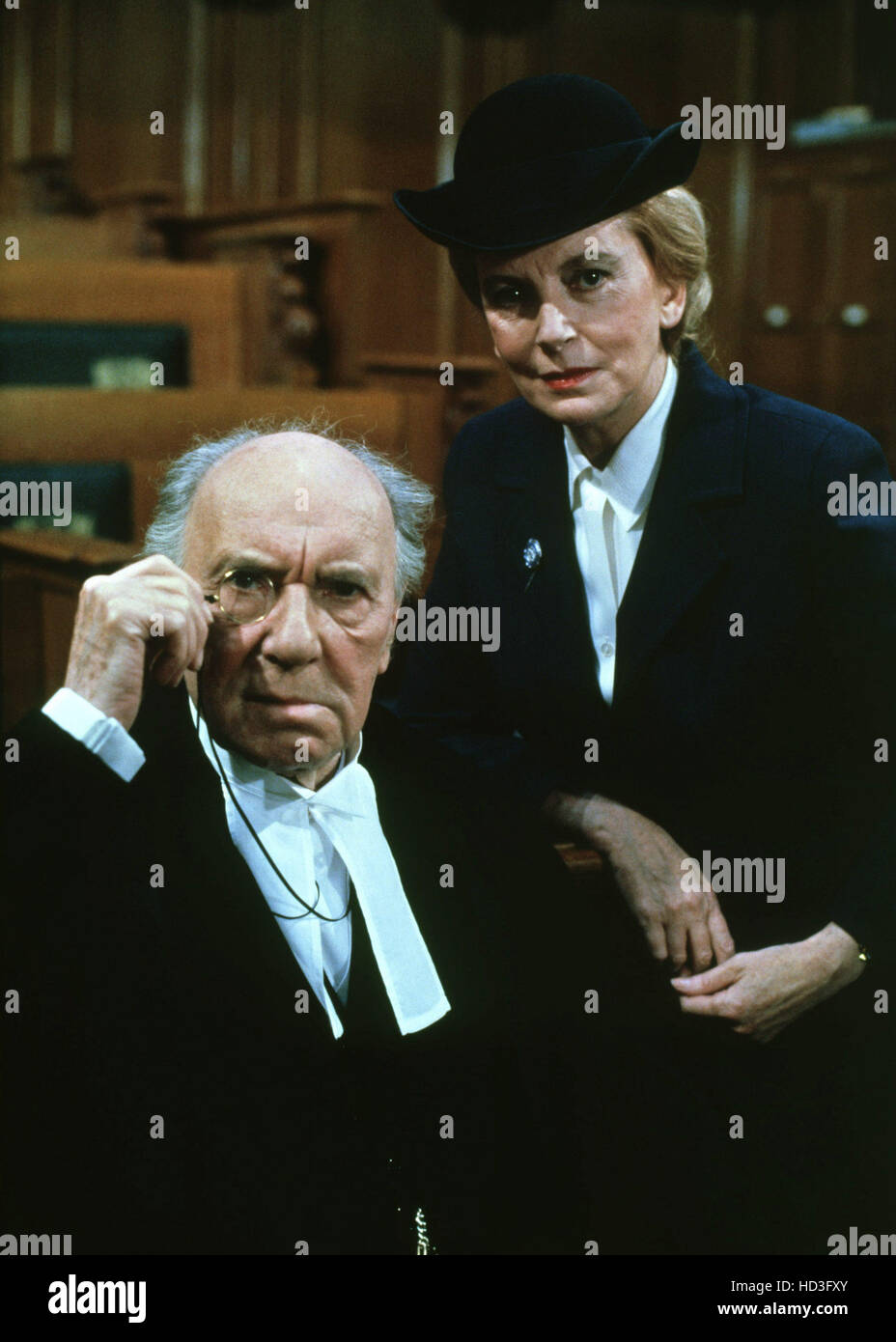 HALLMARK HALL OF FAME, (from left): Ralph Richardson, Deborah Kerr ...