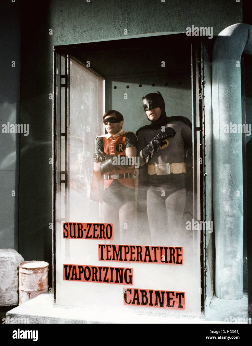 BATMAN, (from left): Burt Ward, Adam West, 'Ice Spy/The Duo Defy ...