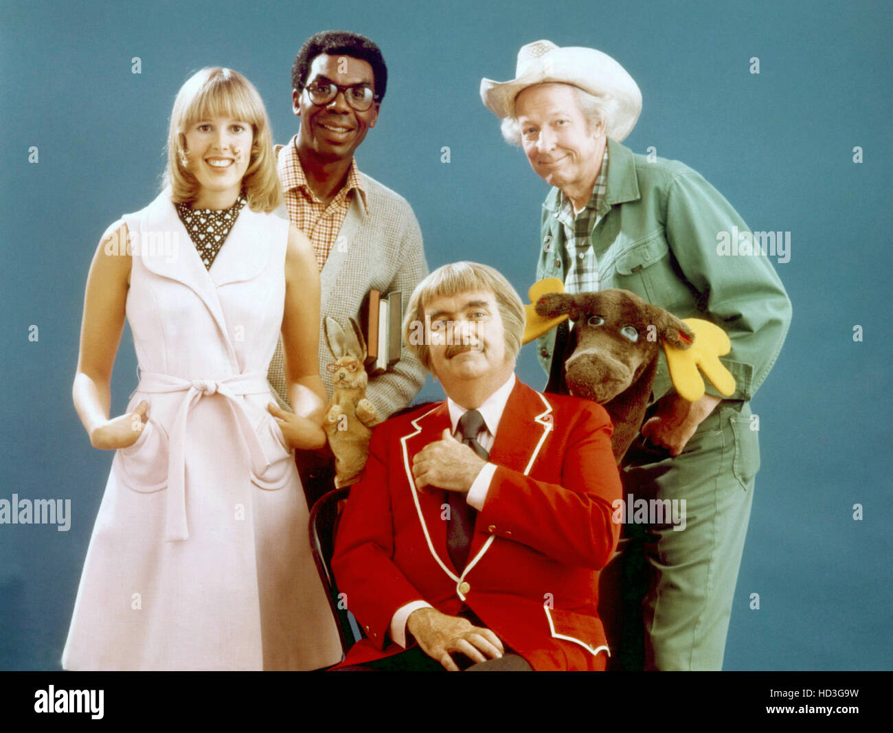 CAPTAIN KANGAROO, Debbie Weems, Jim Wall, Bob Keeshan, Hugh 'Lumpy ...