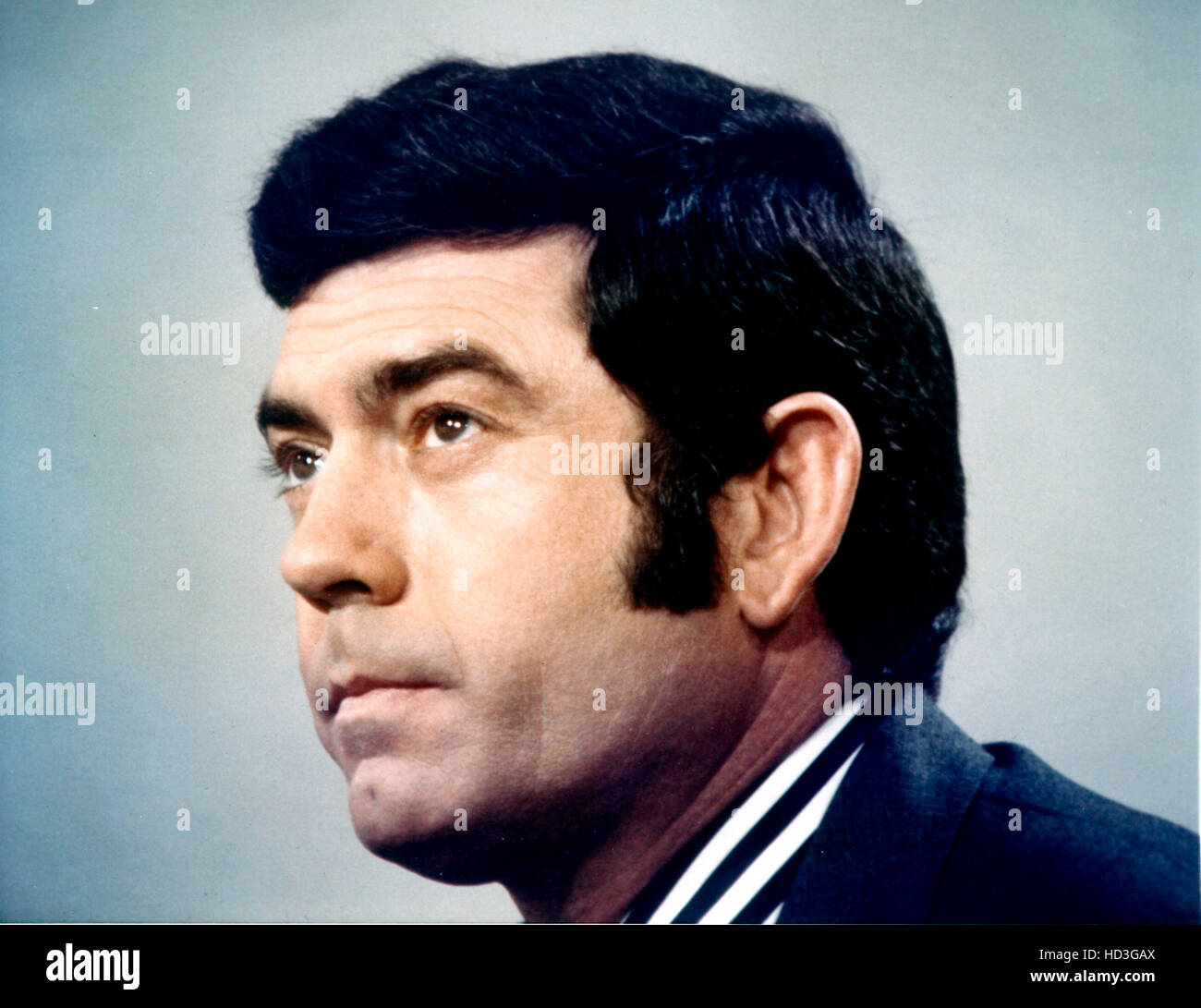 CBS SUNDAY NIGHT NEWS, Dan Rather, 1970-75 Stock Photo - Alamy