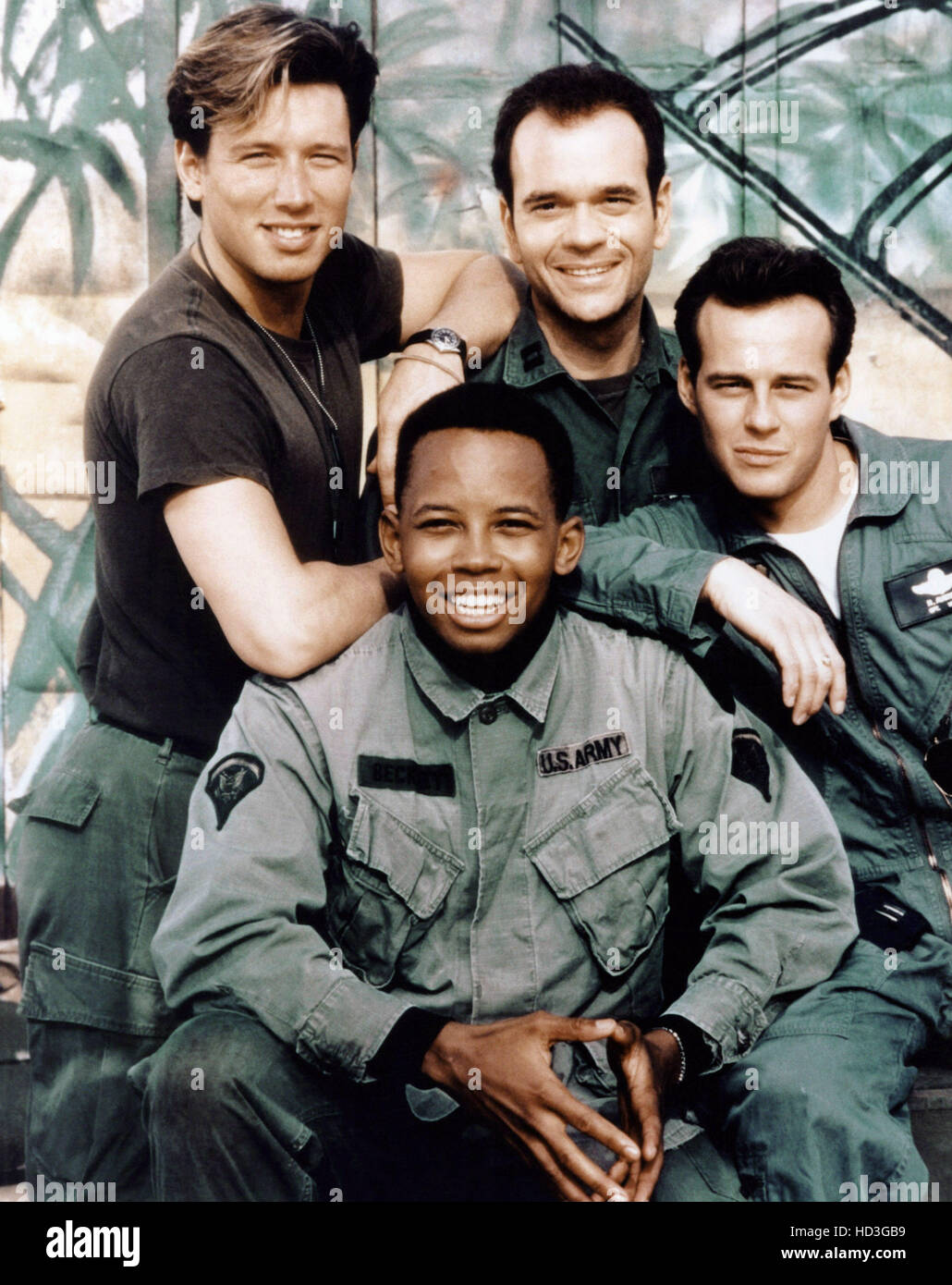 CHINA BEACH, (clockwise from top left): Brian Wimmer, Robert Picardo ...