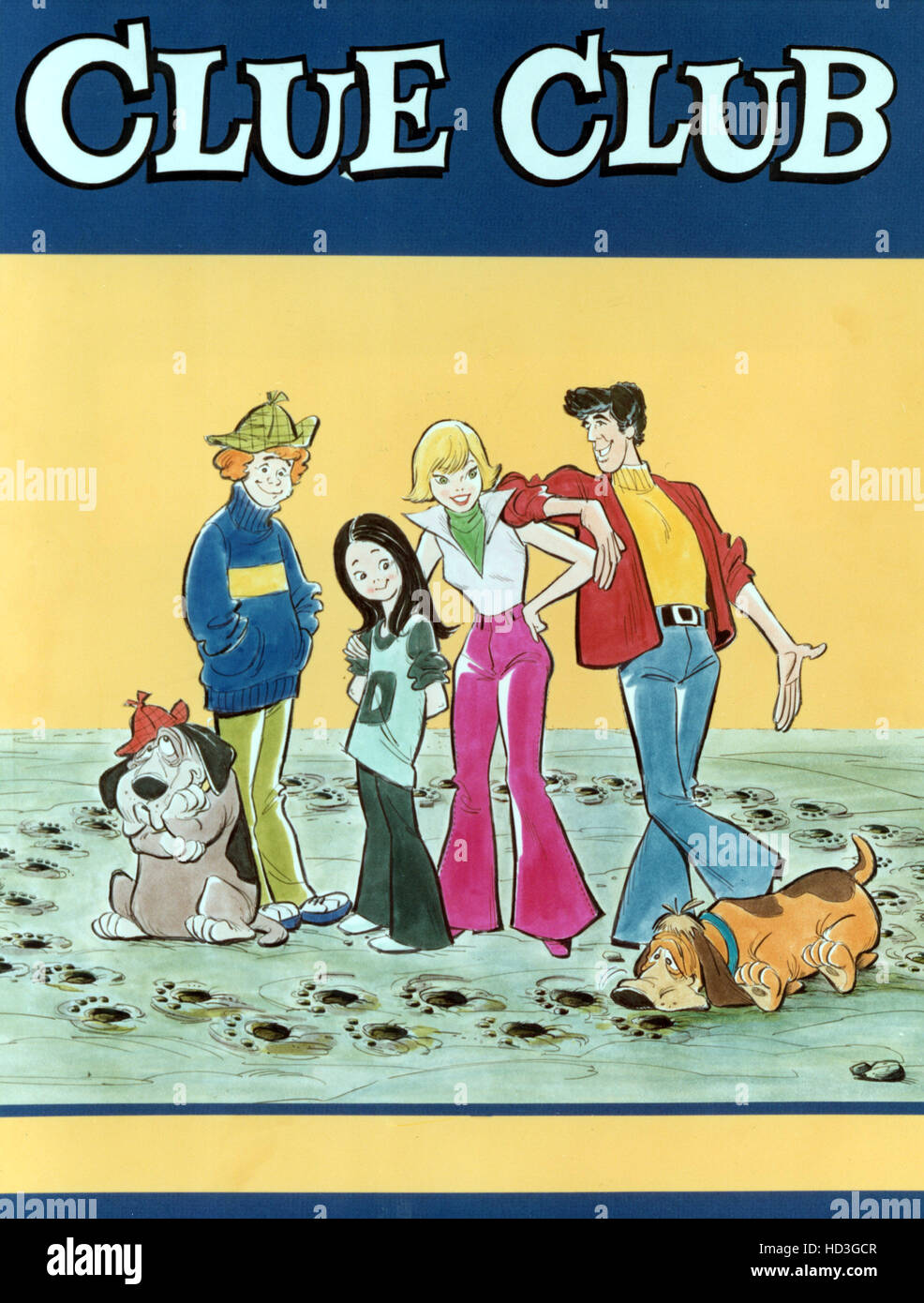 CLUE CLUB, Woofer, D.D., Dotty, Pepper, Larry , Wimper, 1976 Stock ...