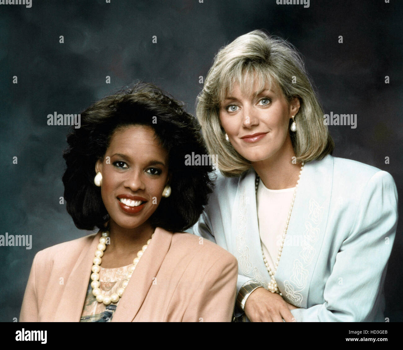 COVER TO COVER, from left: Gayle King, Robin Wagner, 1991. © CNBC ...