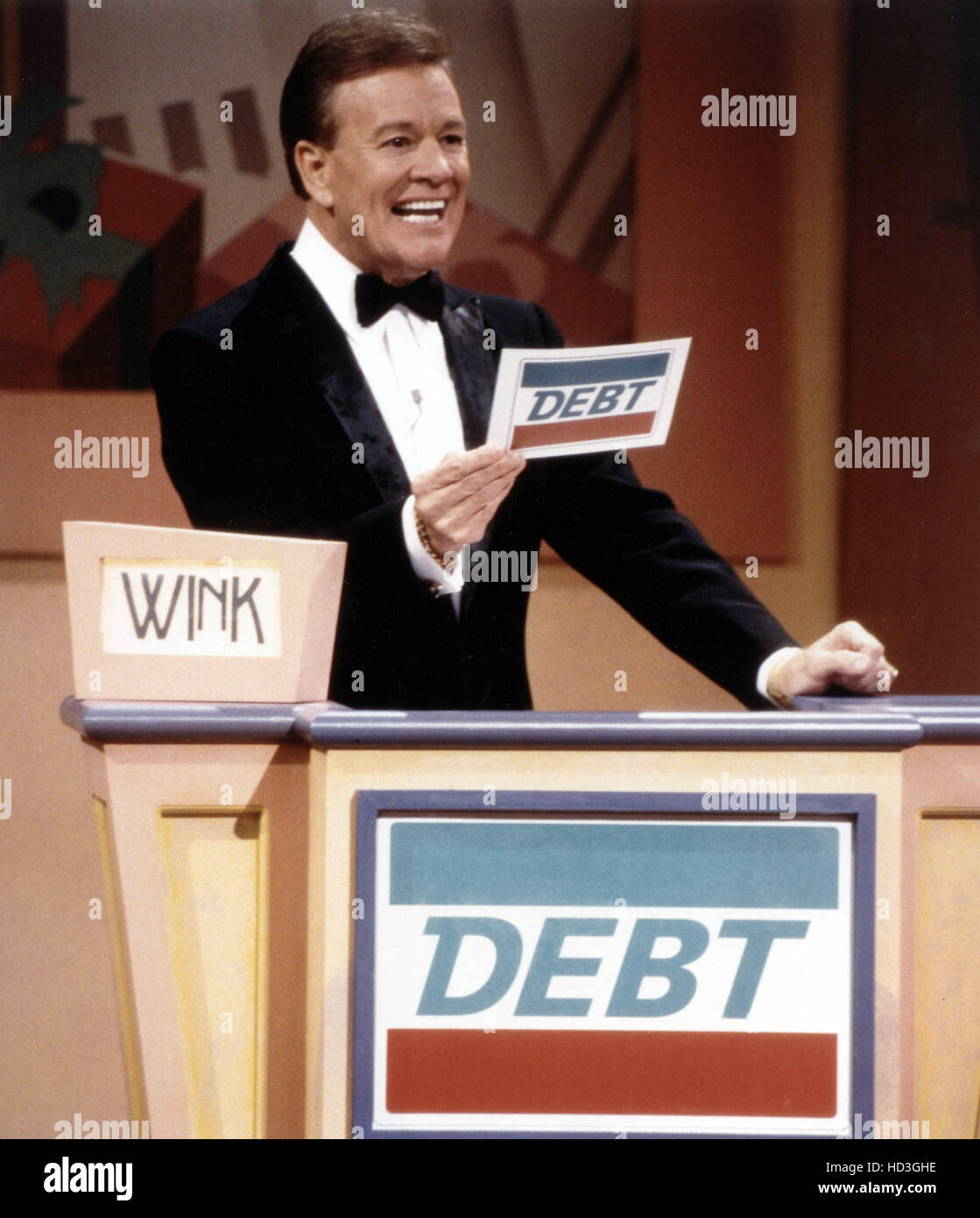 DEBT, Host Wink Martindale, 1996. © Buena Vista Television/ Courtesy ...