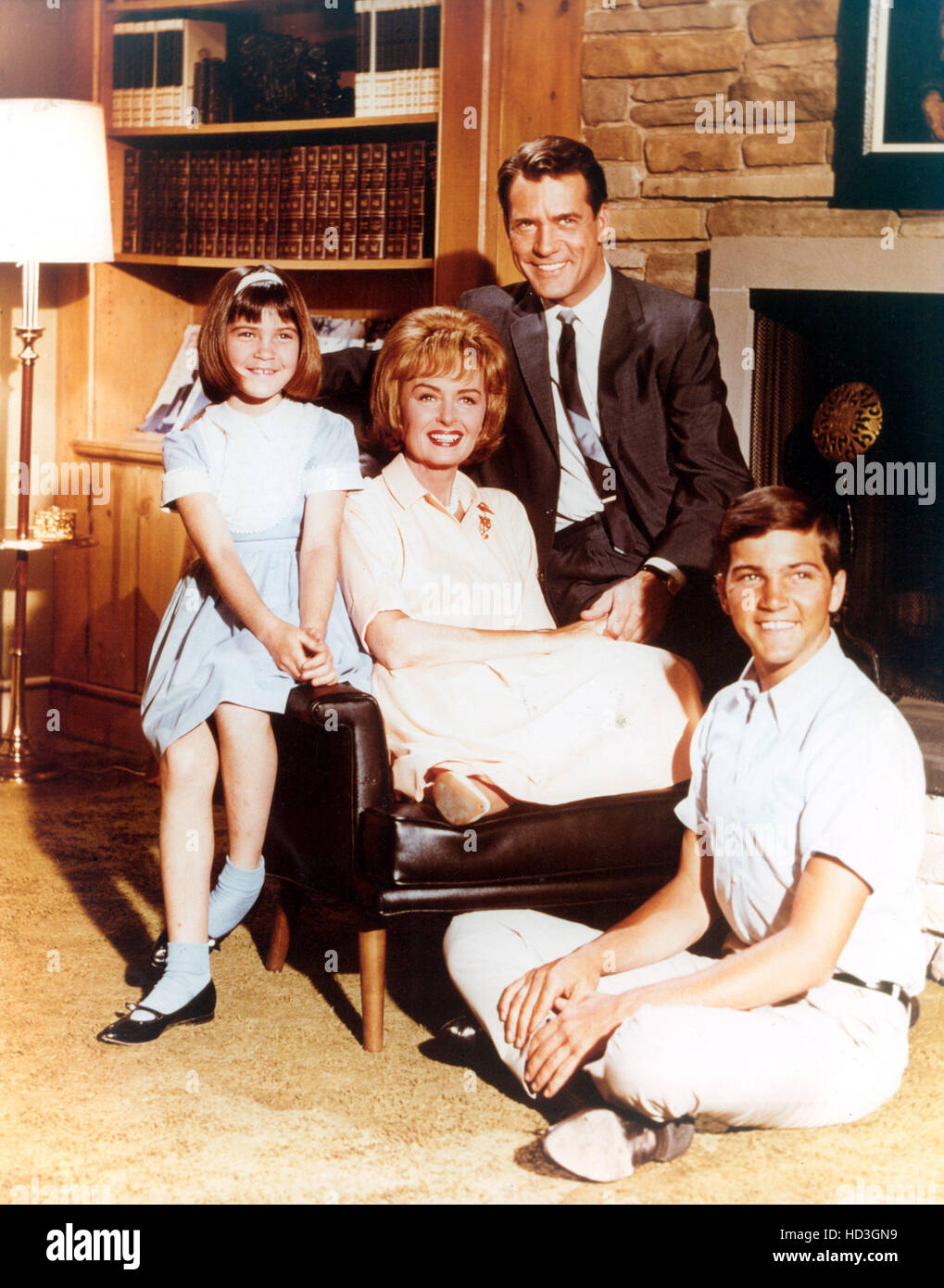 DONNA REED SHOW, Patty Petersen, Donna Reed, Carl Betz, Paul Petersen, 1958-1966 Stock Photo - Alamy