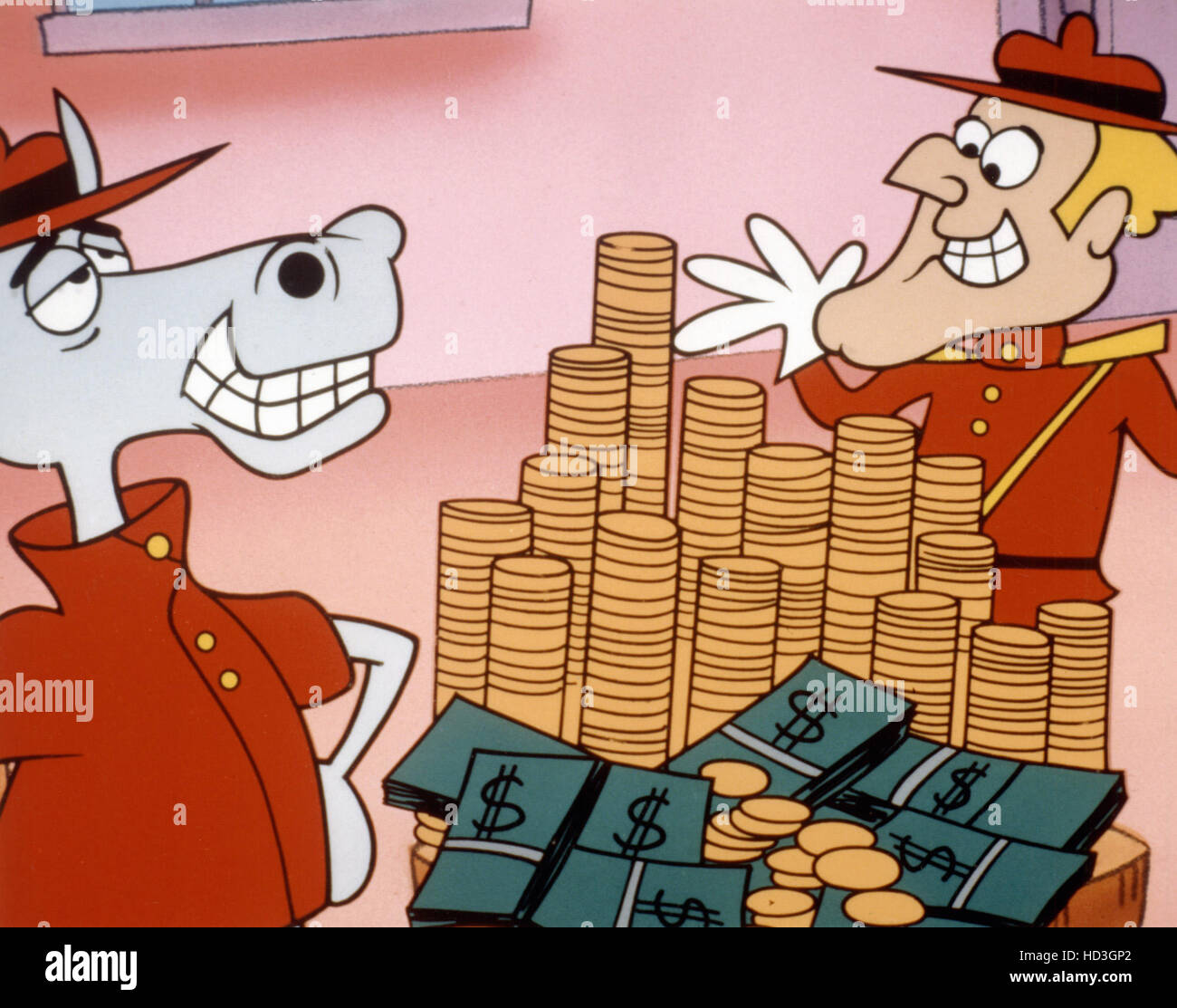THE DUDLEY DO-RIGHT SHOW, Dudley Do-Right (r.), 1969-70 Stock Photo - Alamy