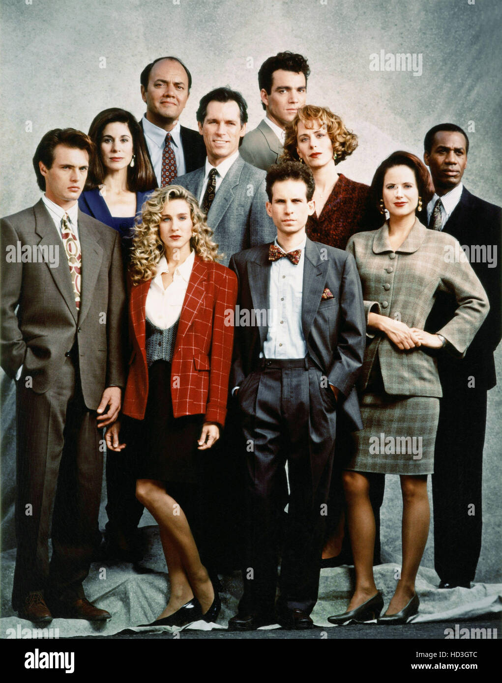 EQUAL JUSTICE, (front, from left): James Wilder, Sarah Jessica Parker ...