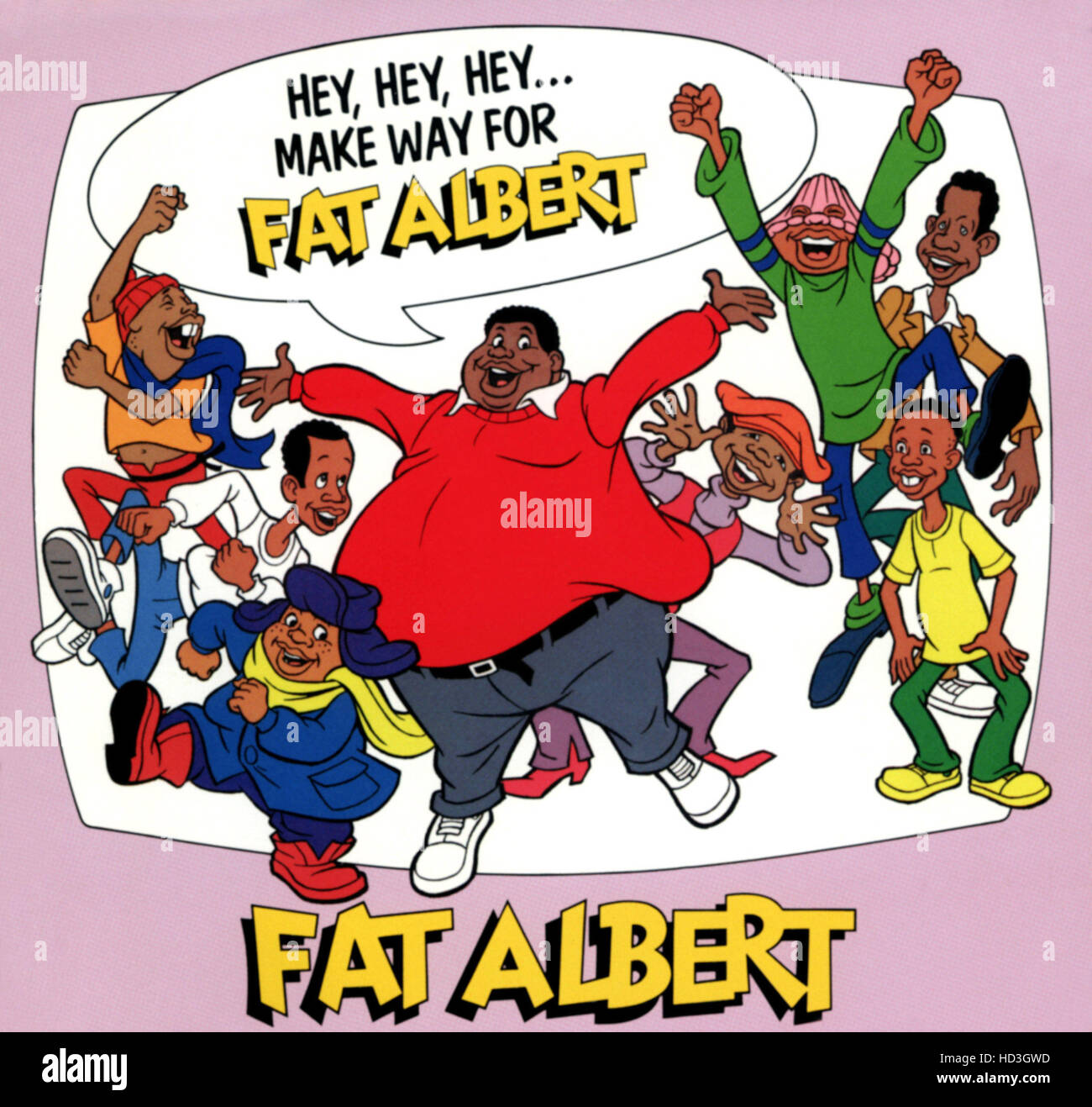 FAT ALBERT AND THE COSBY KIDS, center: Fat Albert, 1972-85 Stock Photo ...