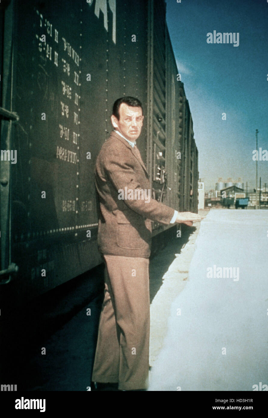 THE FUGITIVE, David Janssen, 1963-67 Stock Photo - Alamy
