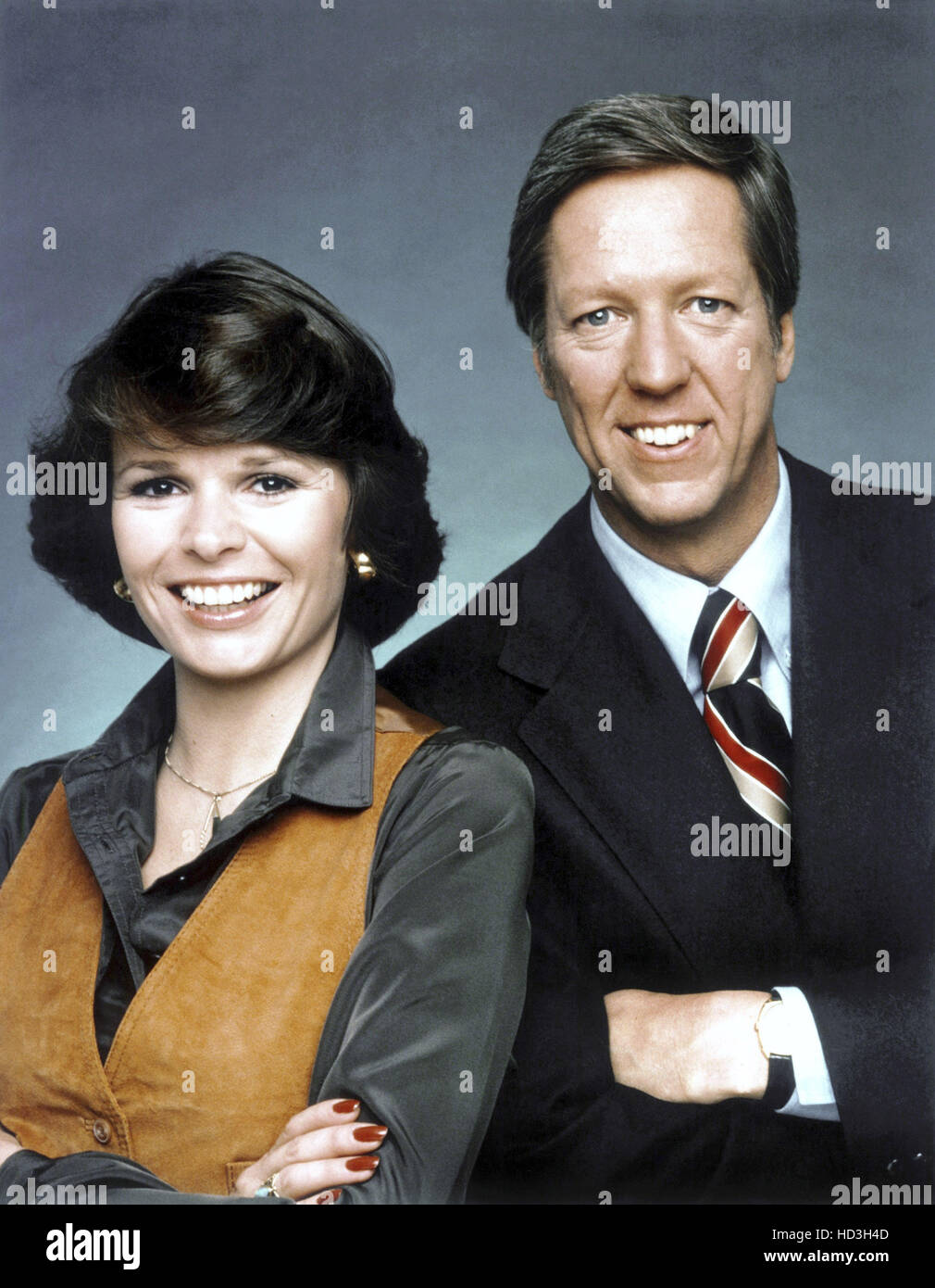 GOOD MORNING, AMERICA, from left: Sandy Hill, David Hartman, 1975 ...